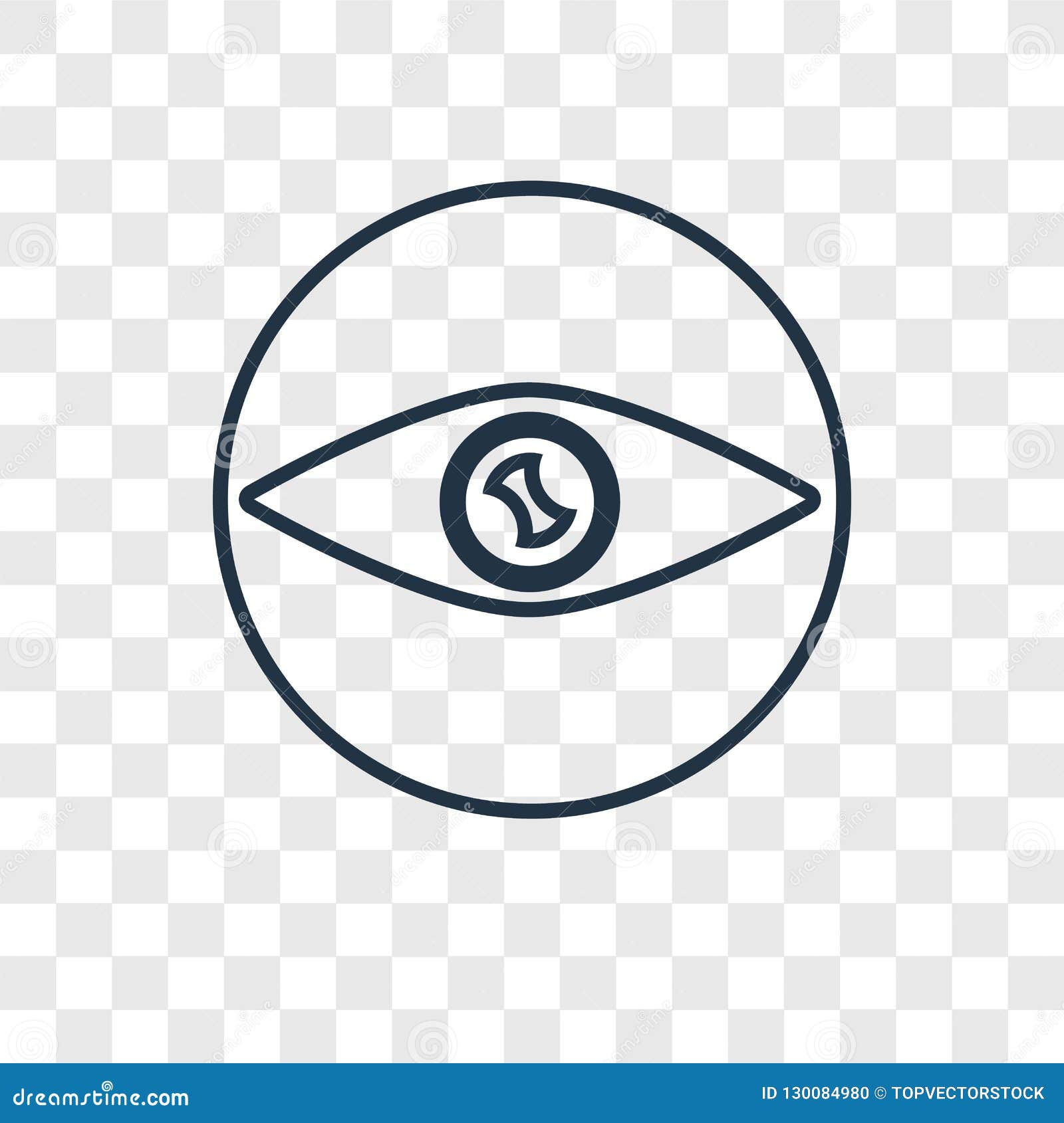 Visibility Linear Icon. Modern Outline Visibility Logo Concept O Vector ...