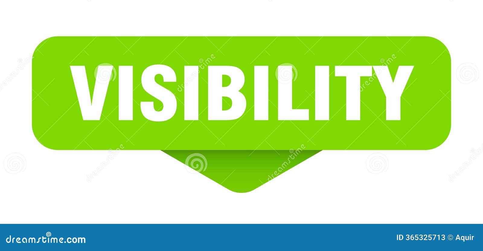 Visibility Sticker. Visibility Label Cartoon Vector | CartoonDealer.com ...
