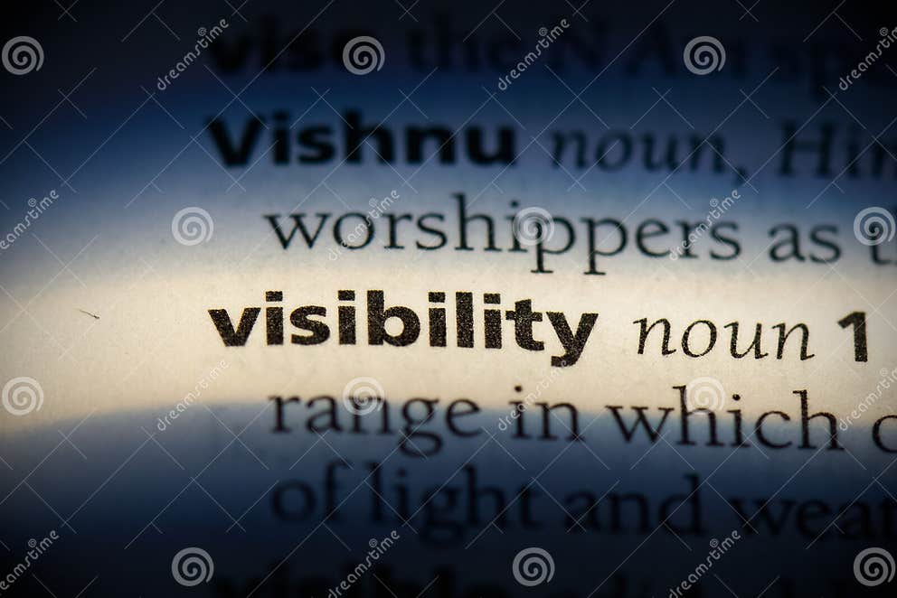 Visibility stock photo. Image of info, learn, isolated - 161576834
