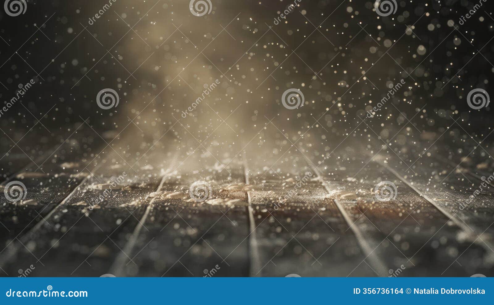 Visible Dust Particles on a Table Surface at Home, Cleaning Theme ...