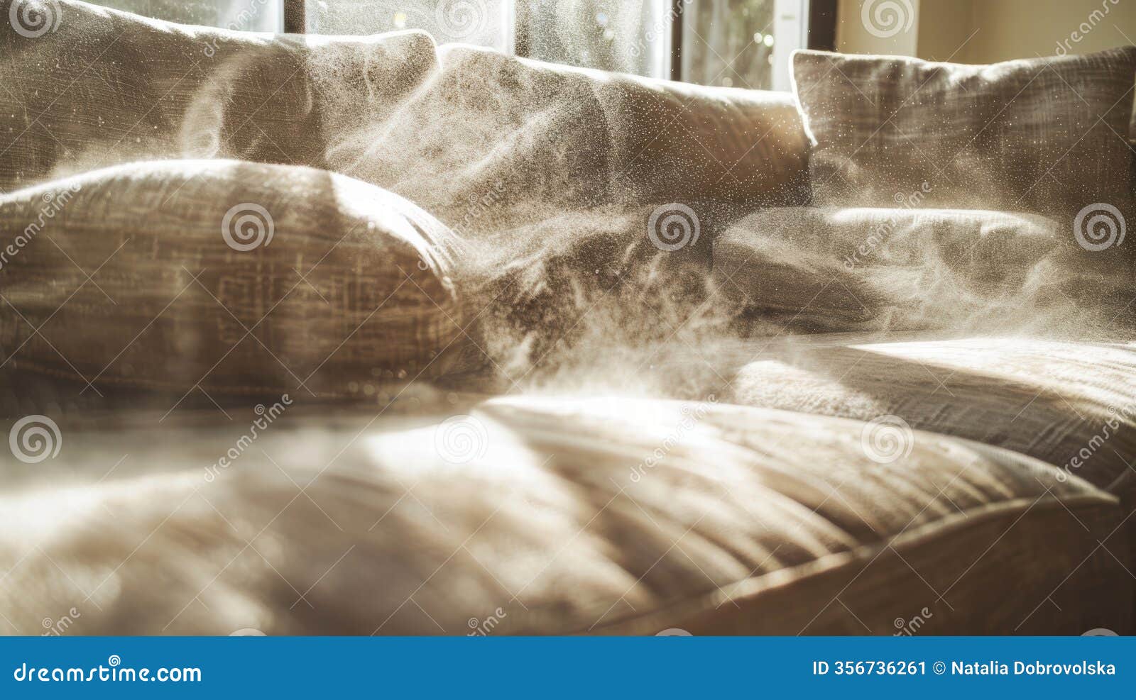 Visible Dust Particles on a Table Surface at Home, Cleaning Theme ...