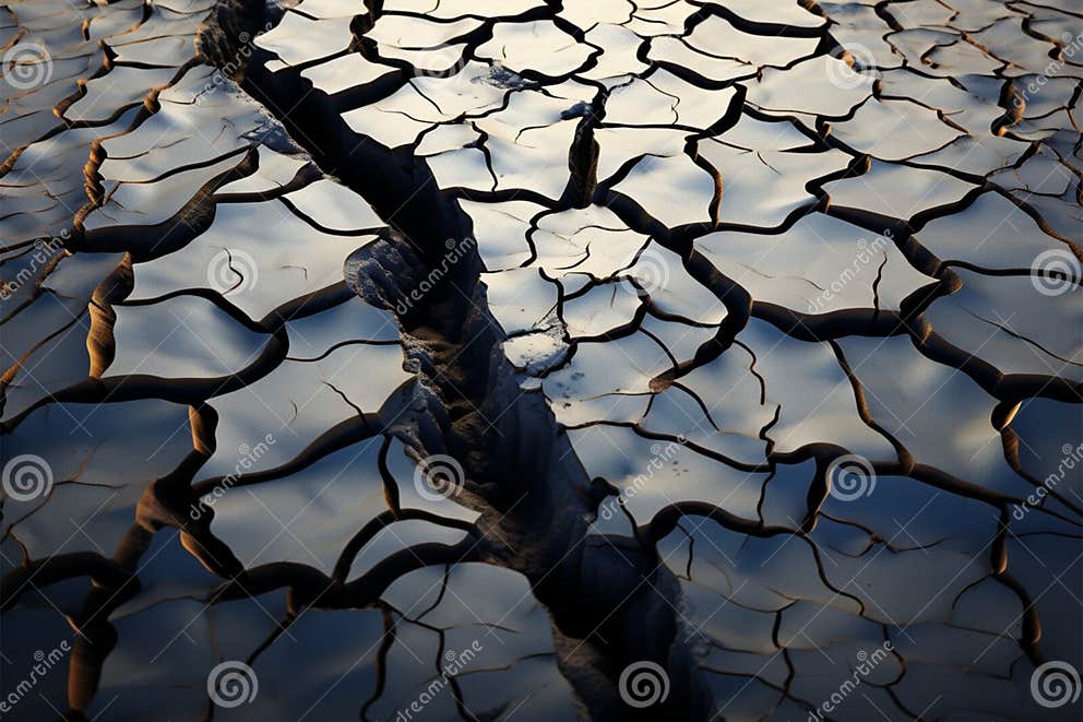 A Visible Fracture Extends Along the Surface of the Wall Stock ...