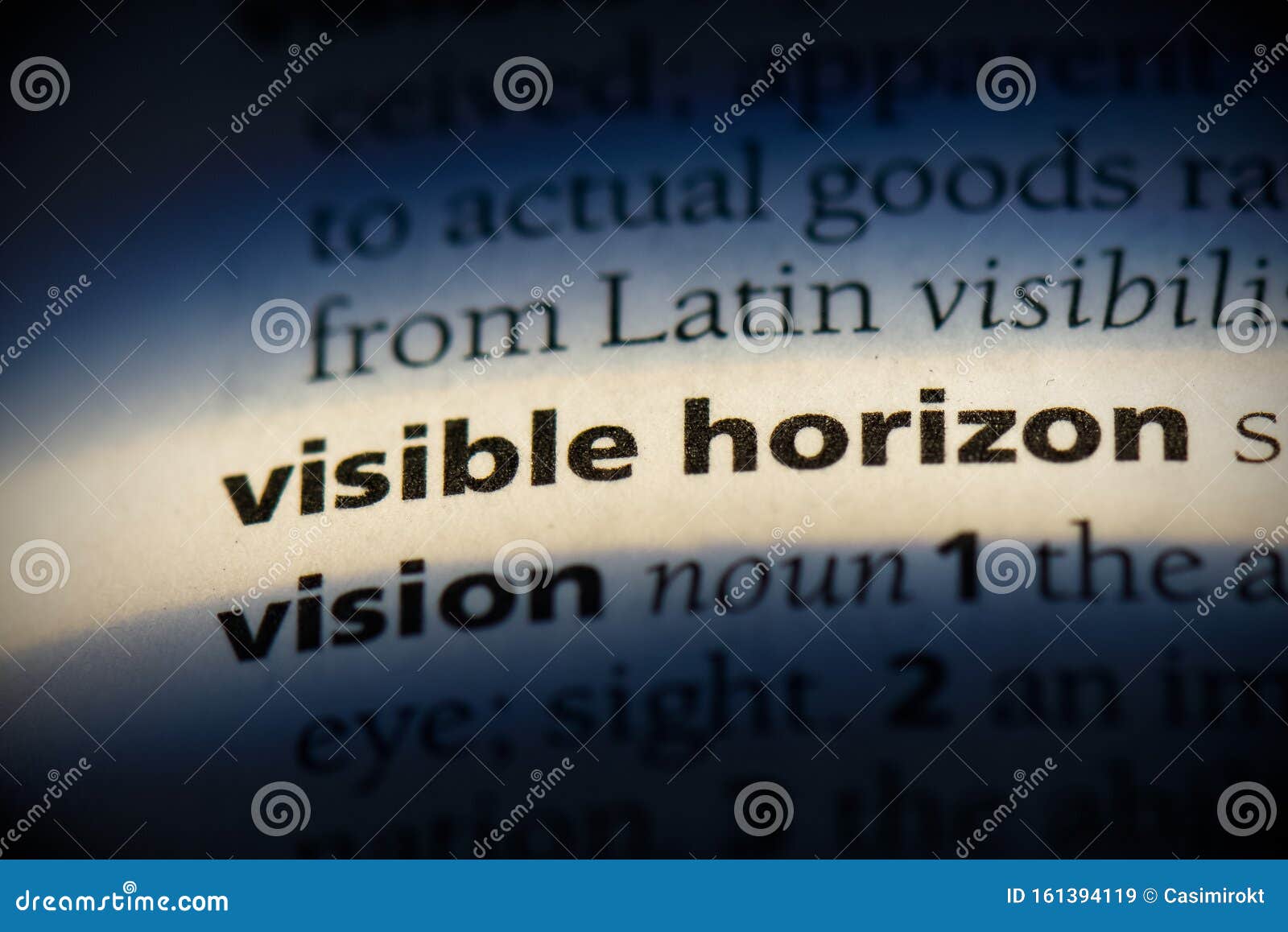 Visible horizon stock image. Image of focus, close, isolated - 161394119