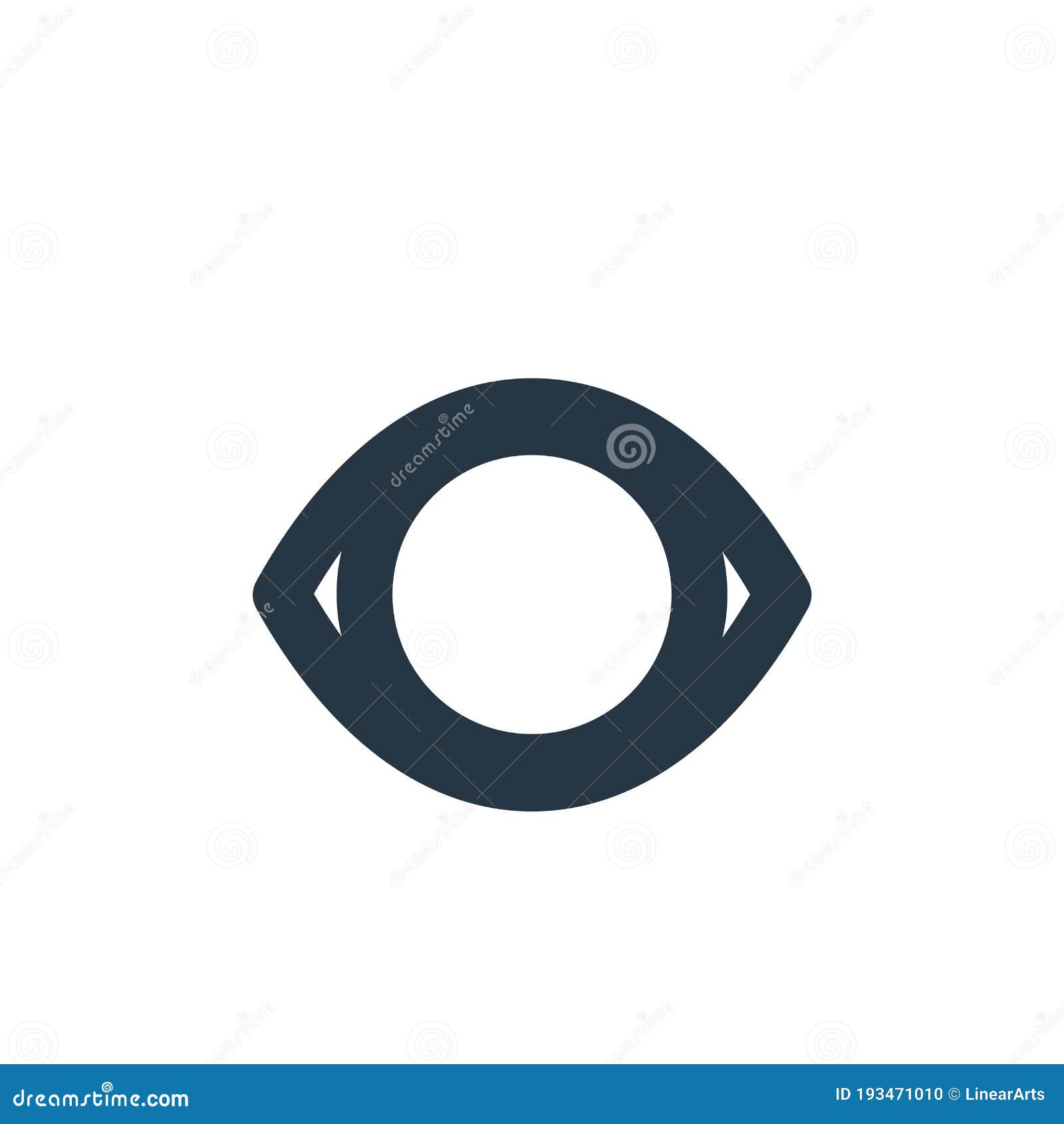 Visible Icon Vector from Essentials Ui Concept. Thin Line Illustration ...