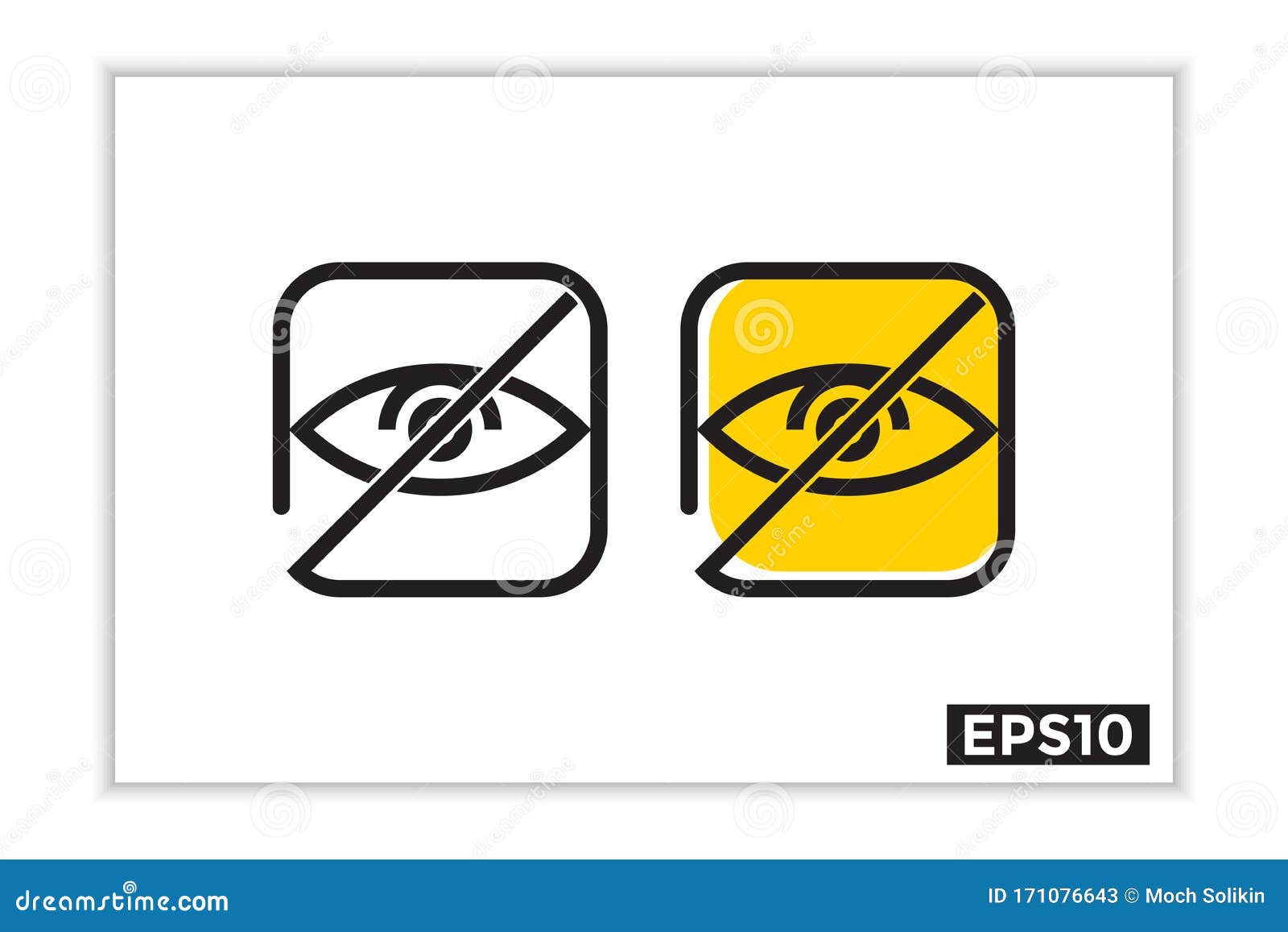 Visible and Invisible Icons, Hide Icons, Invisible Logos, Illustrations ...