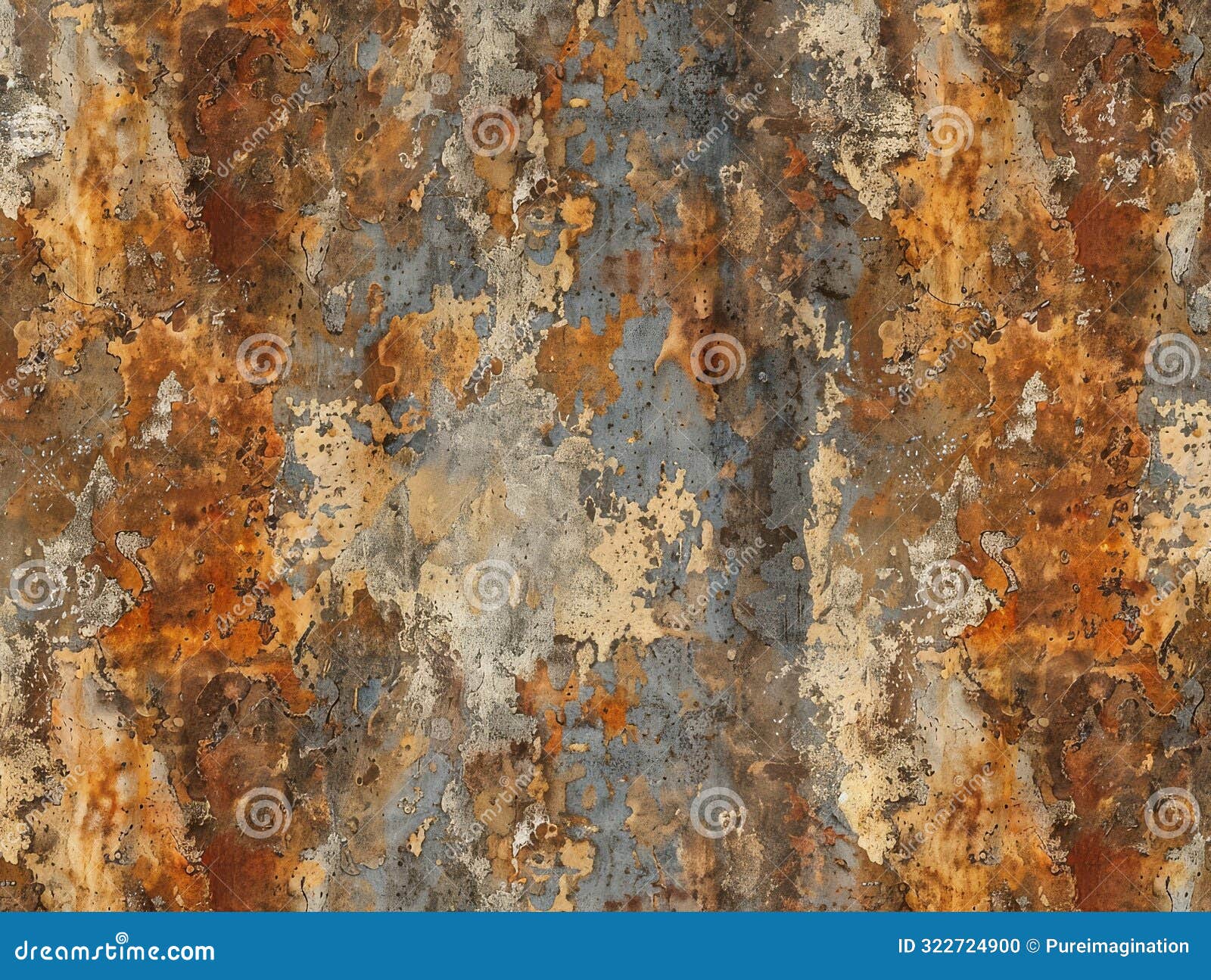 Visible Rust and Corrosion on the Weathered Metal Surface Stock ...