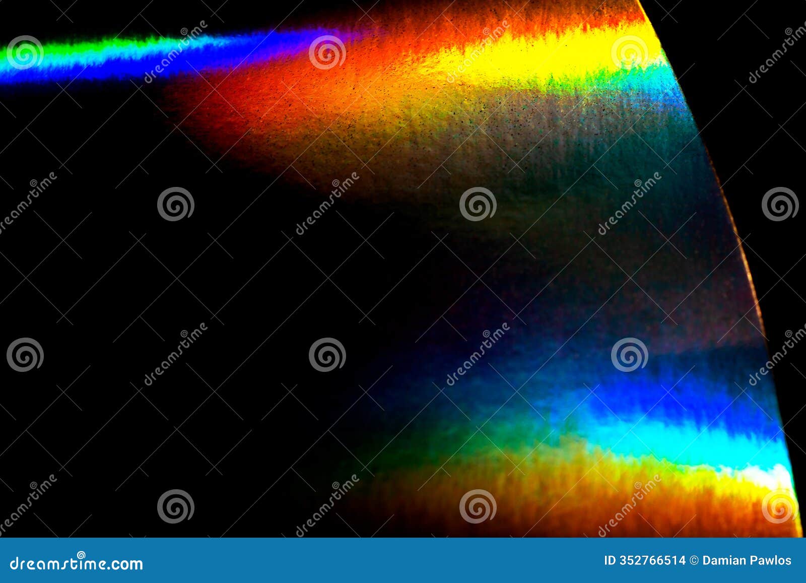 Visible Spectrum of Light. Rainbow Colours. Range of Colors Stock Photo ...