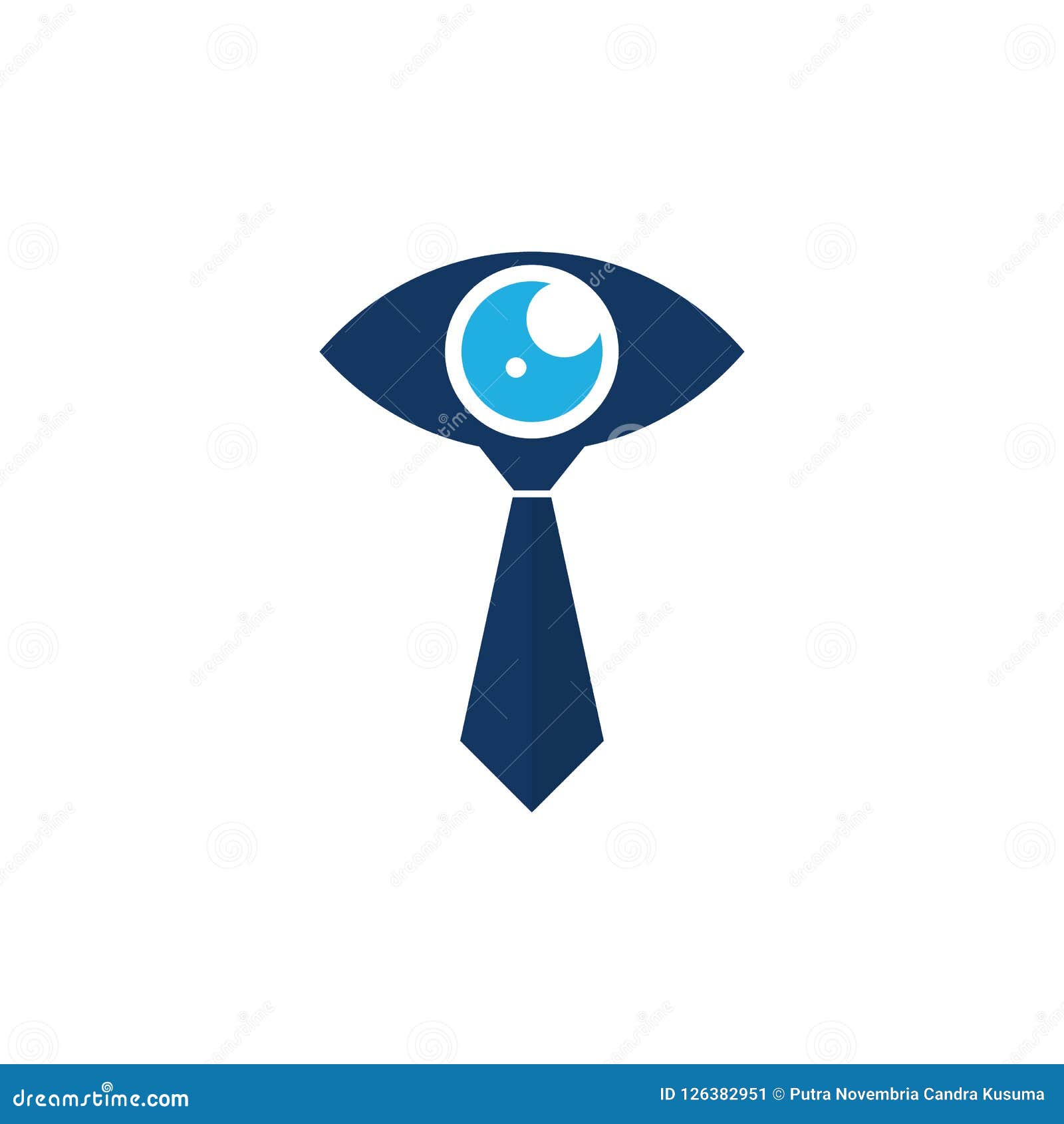 Visie Job Logo Icon Design vector illustratie. Illustration of zakenman ...