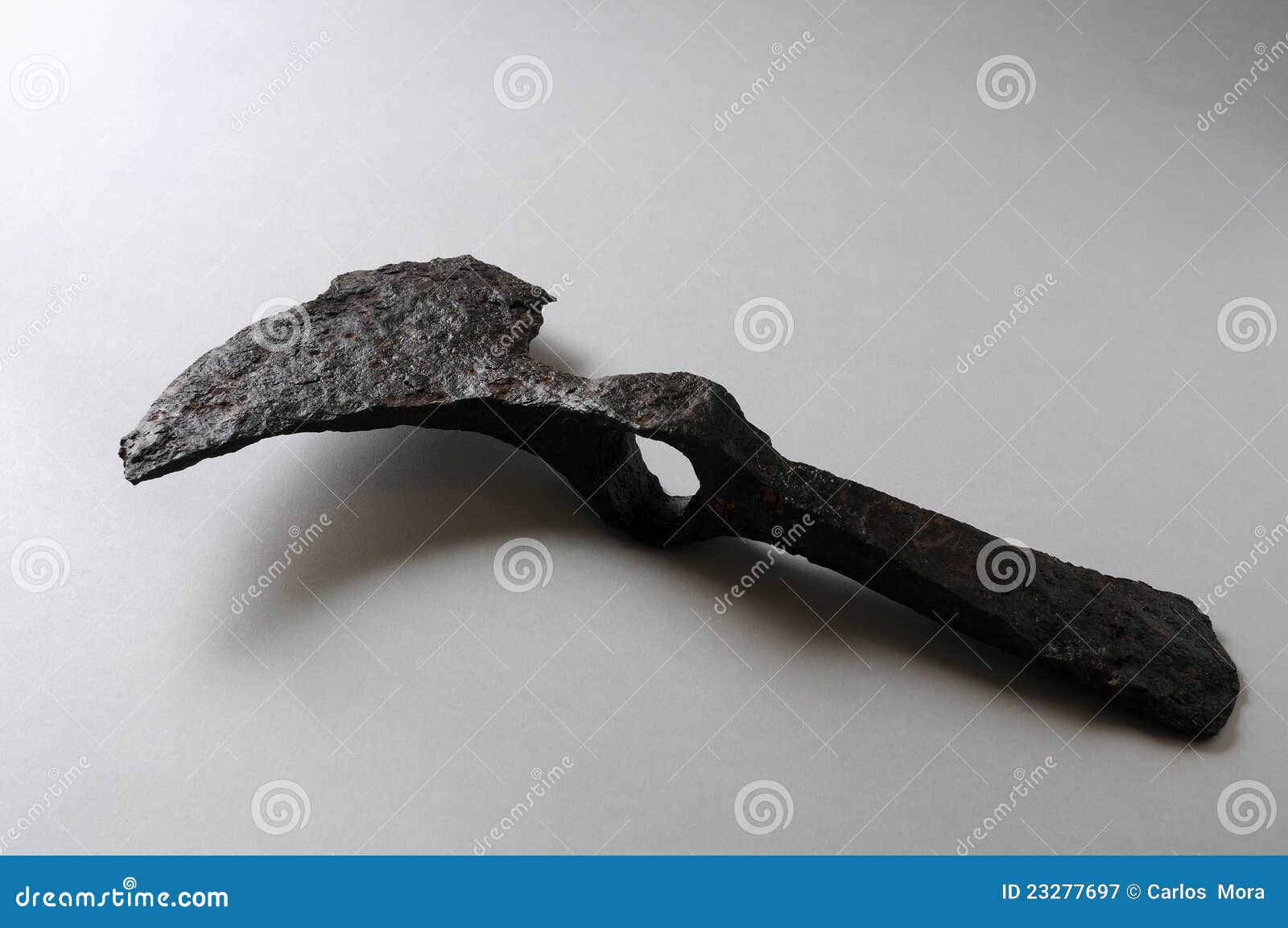 Visigoth iron ax editorial photography. Image of iron - 23277697