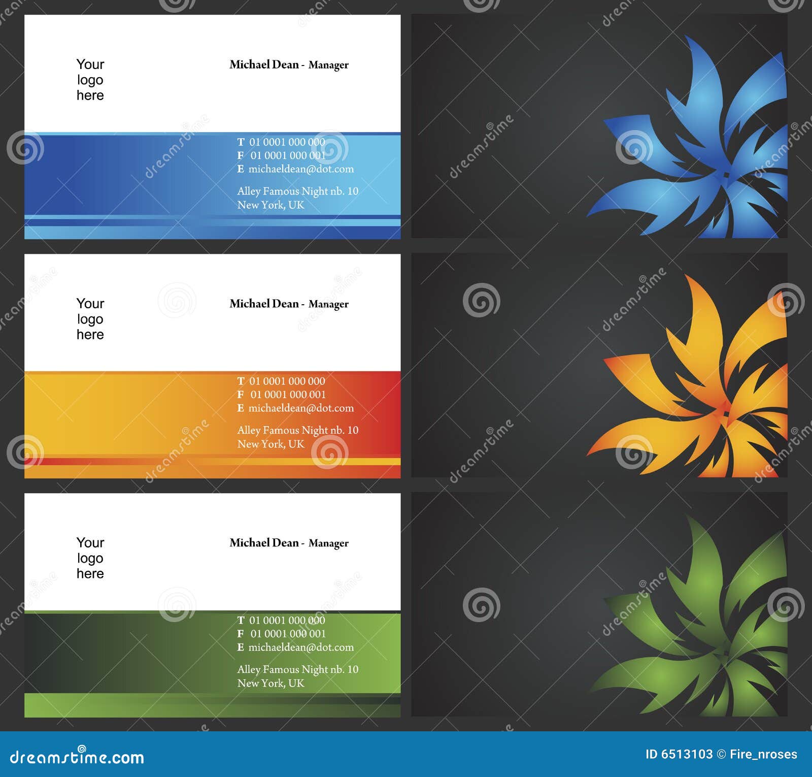 Vising Cards - Two Sided - 2 Stock Vector - Illustration of quality ...