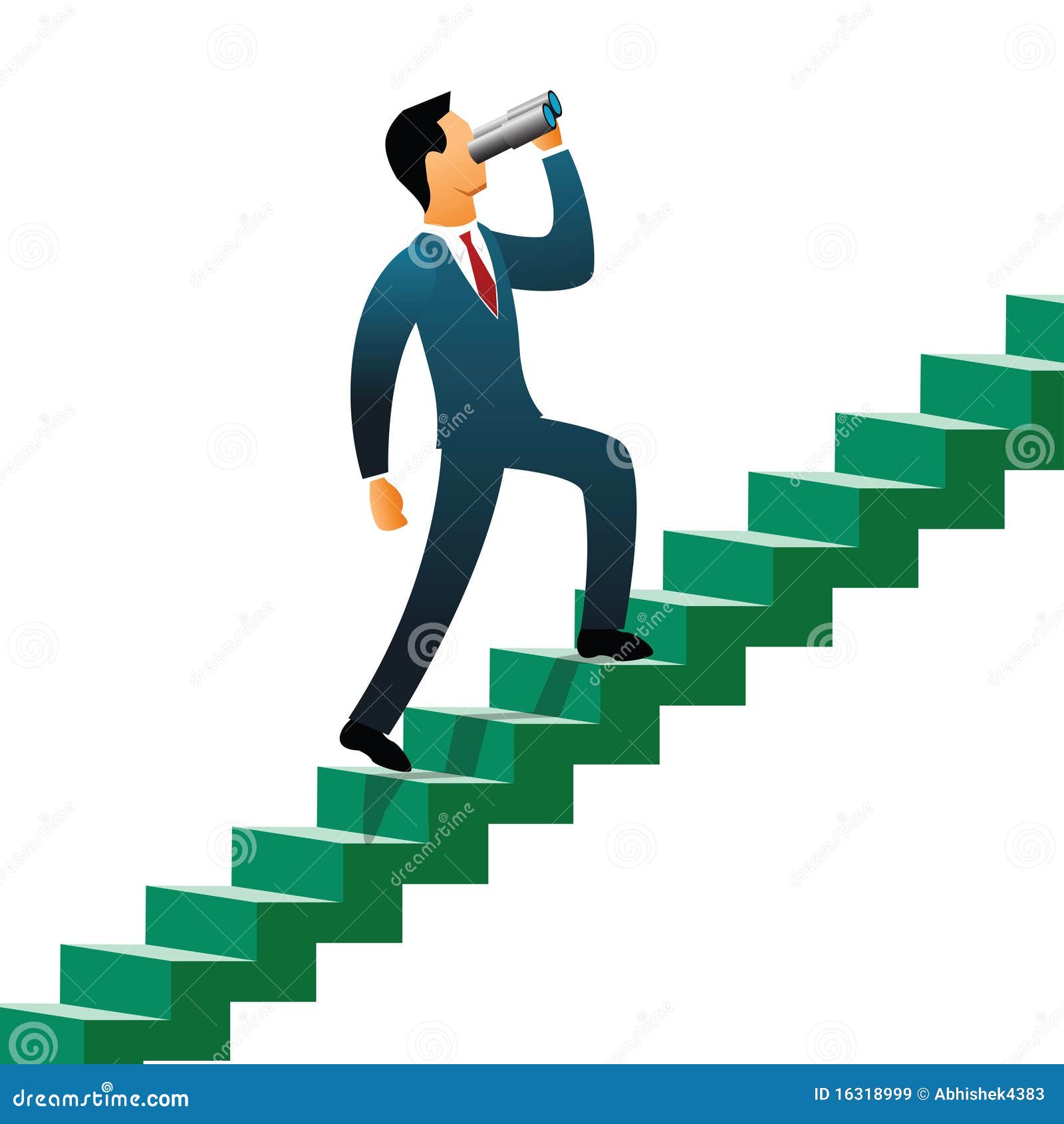 Vision stock illustration. Illustration of executive - 16318999