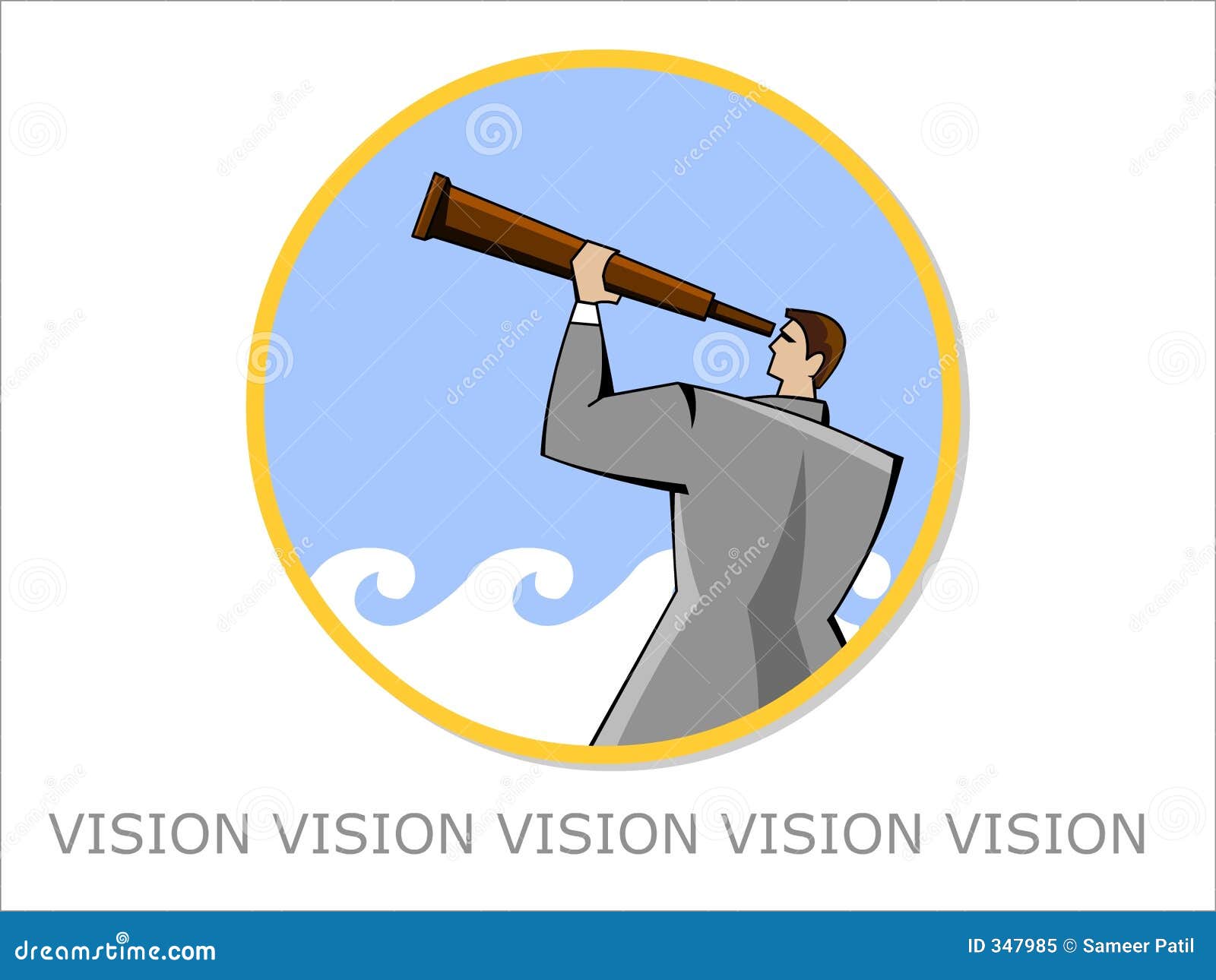 Vision stock illustration. Illustration of foresee, sight - 347985