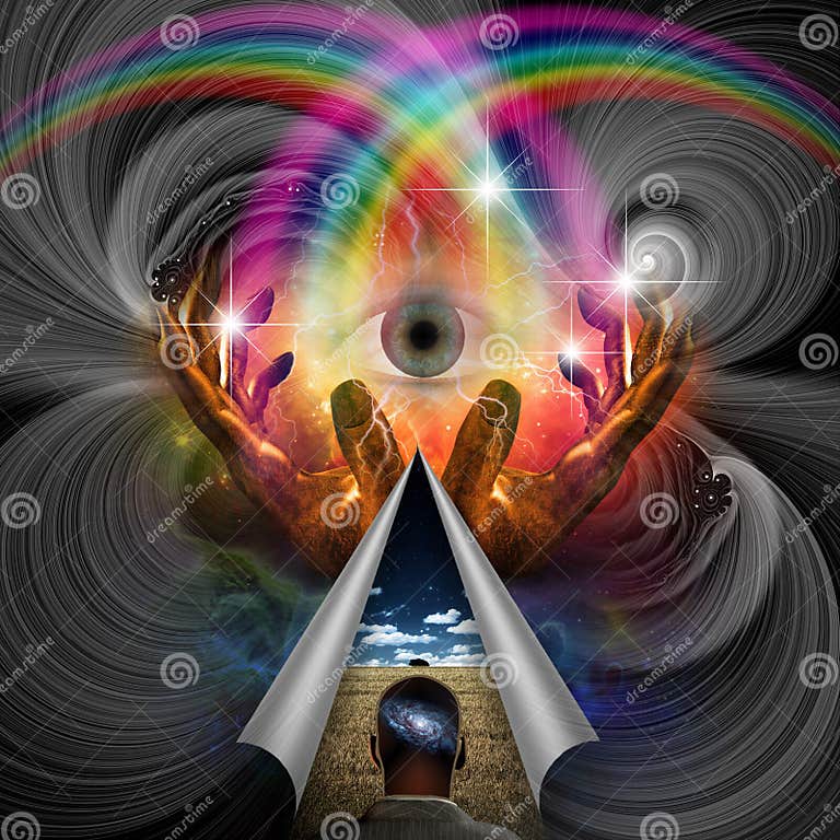 Vision stock illustration. Illustration of drip, abstract - 37180311