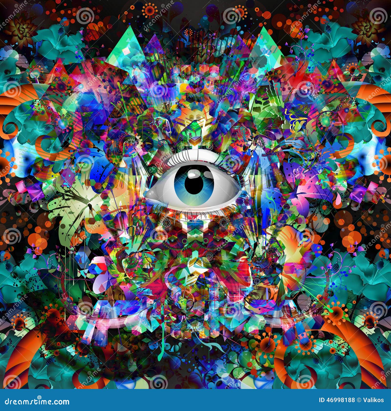 Vision stock photo. Image of graphic, design, festive - 46998188