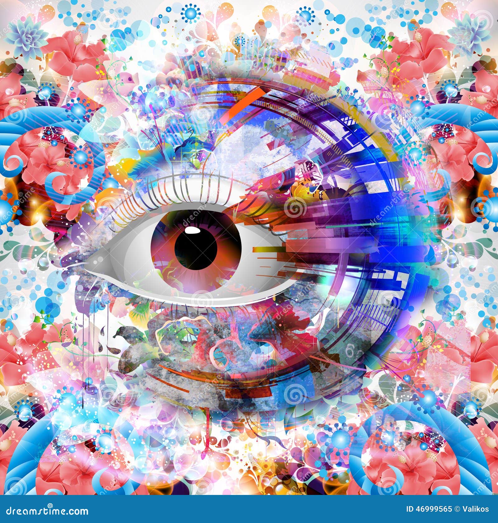 Vision stock image. Image of mysterious, geometric, esoteric - 46999565