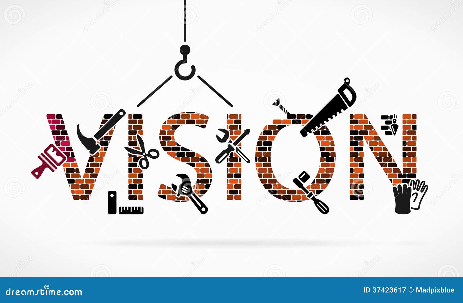 Vision stock vector. Illustration of building, graphic - 37423617