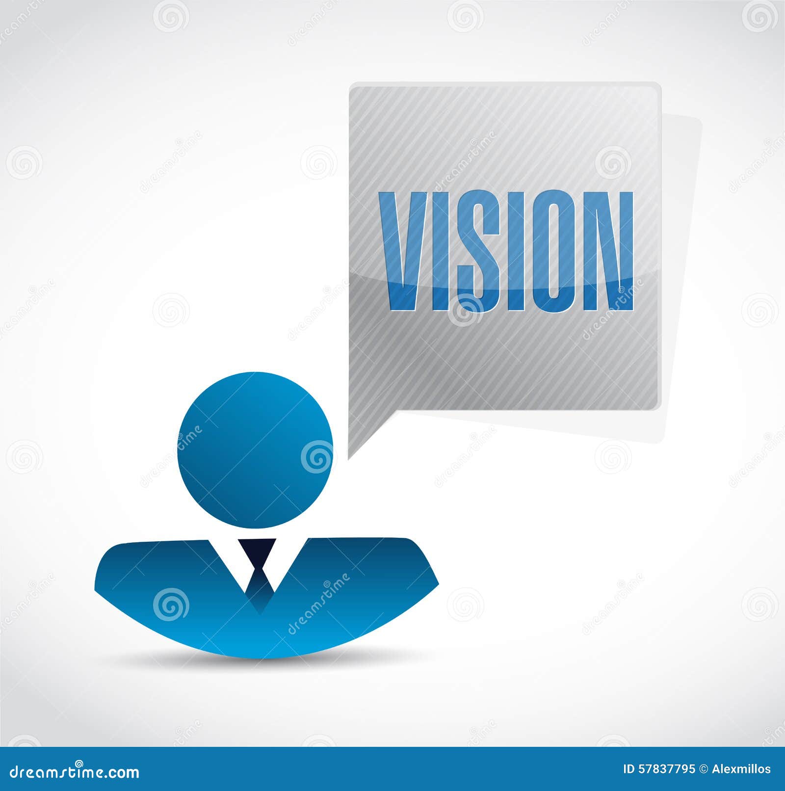 Vision Avatar Sign Concept Illustration Stock Illustration ...