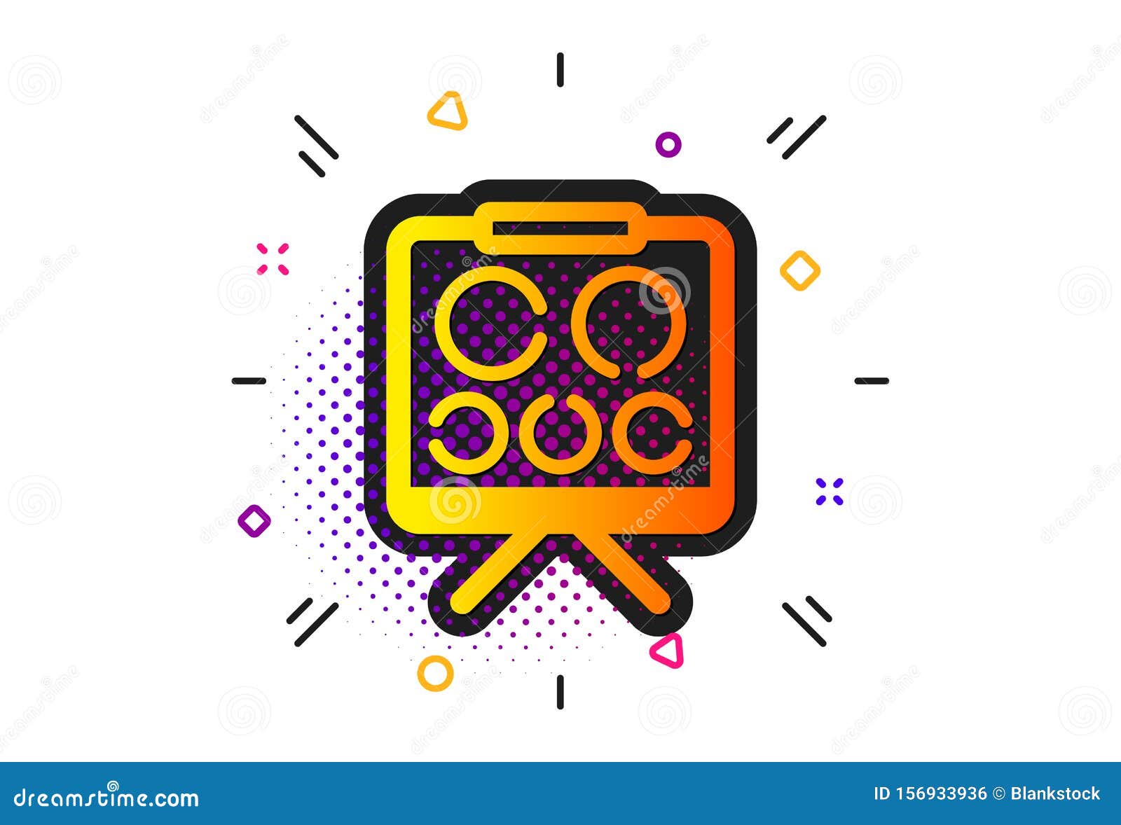 Vision Board Icon. Oculist Eye Clinic Sign. Optometry Vision. Vector ...