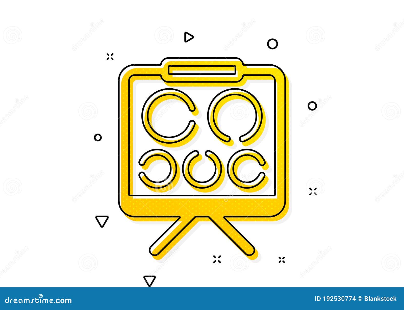 Vision Board Icon. Oculist Eye Clinic Sign. Optometry Vision. Vector ...