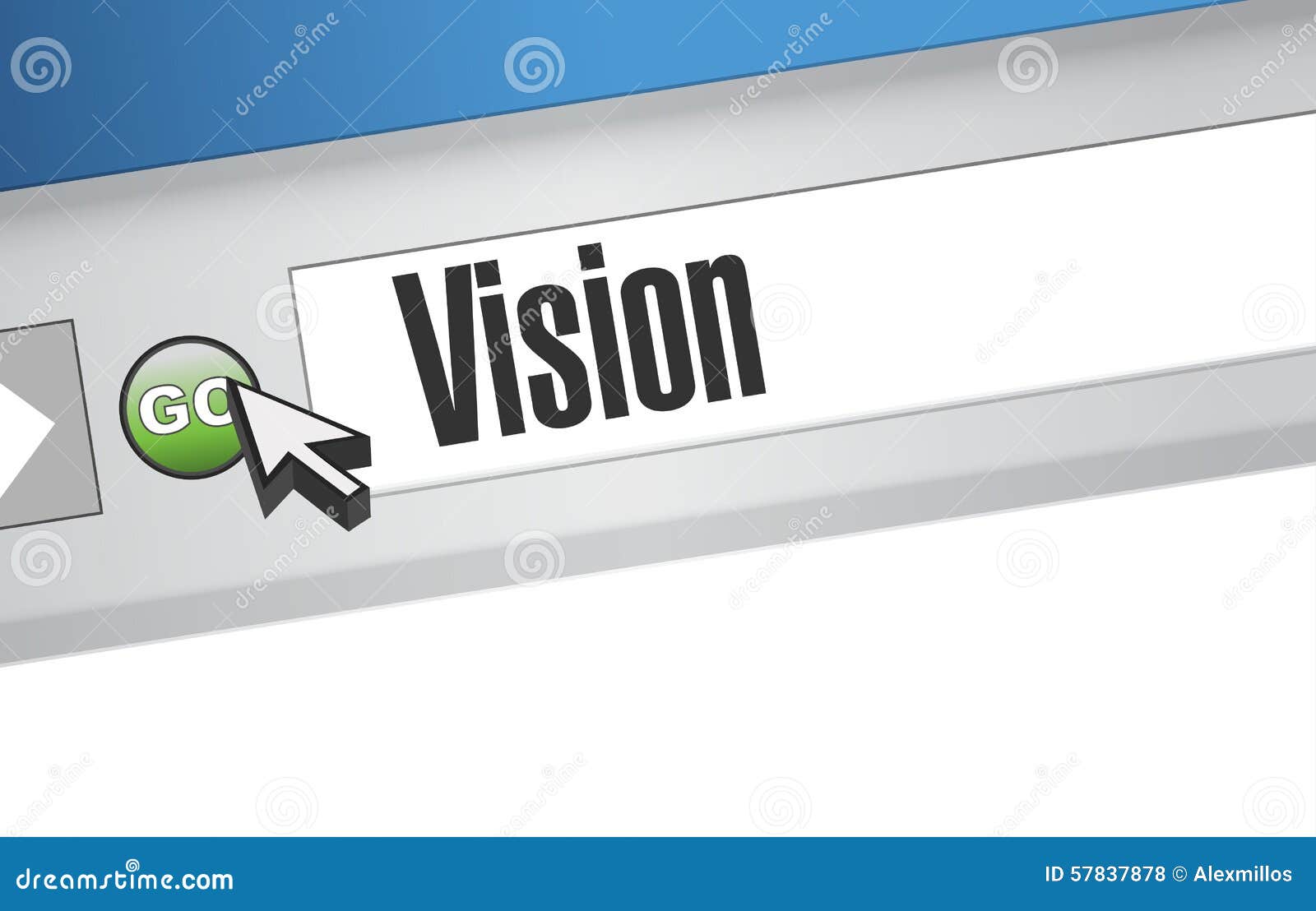 Vision Browser Sign Concept Illustration Stock Illustration ...