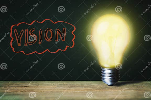 Vision and bulb stock image. Image of innovation, filter - 135667263