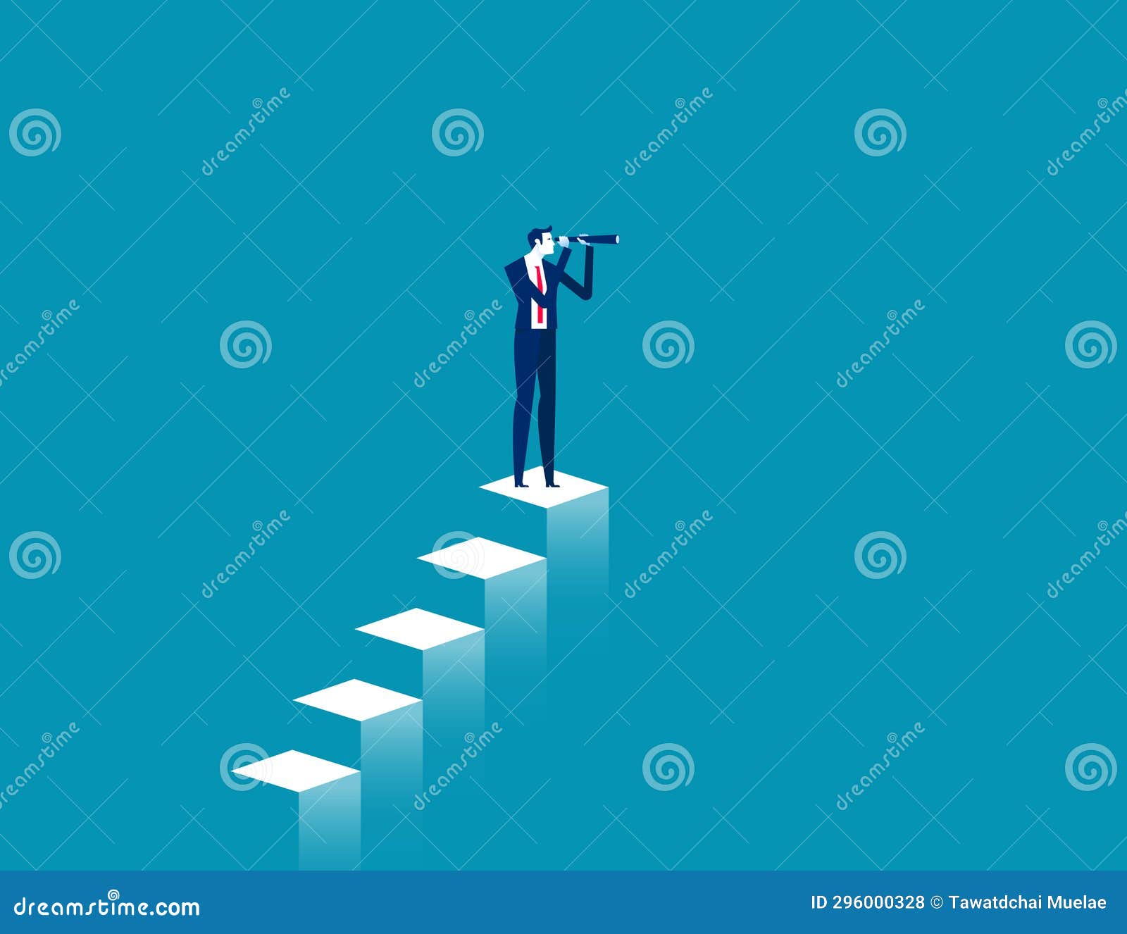 Vision for Business Marketing. Business Vector Illustration Stock ...