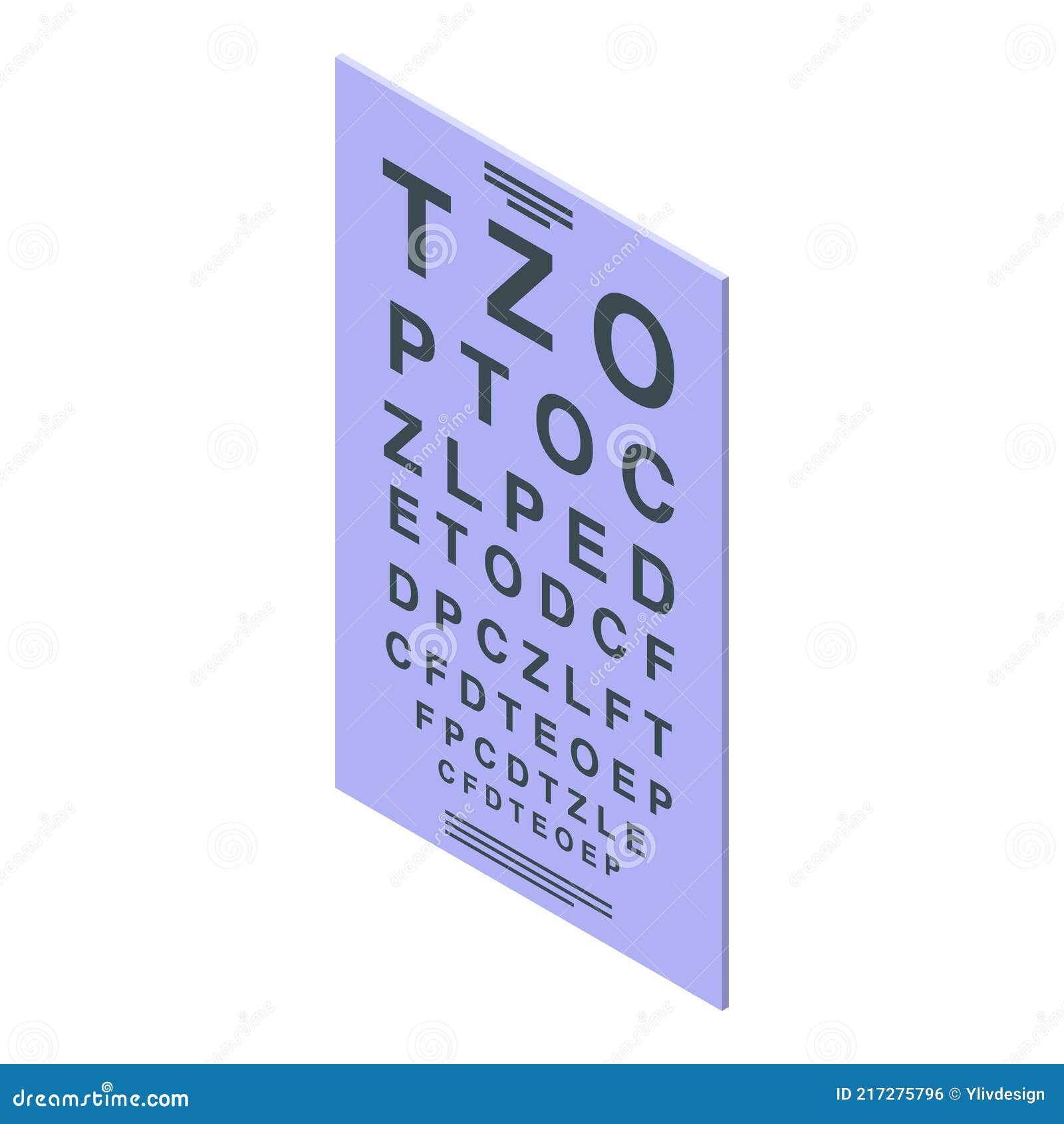 Vision Check Banner Icon, Isometric Style Stock Vector - Illustration ...