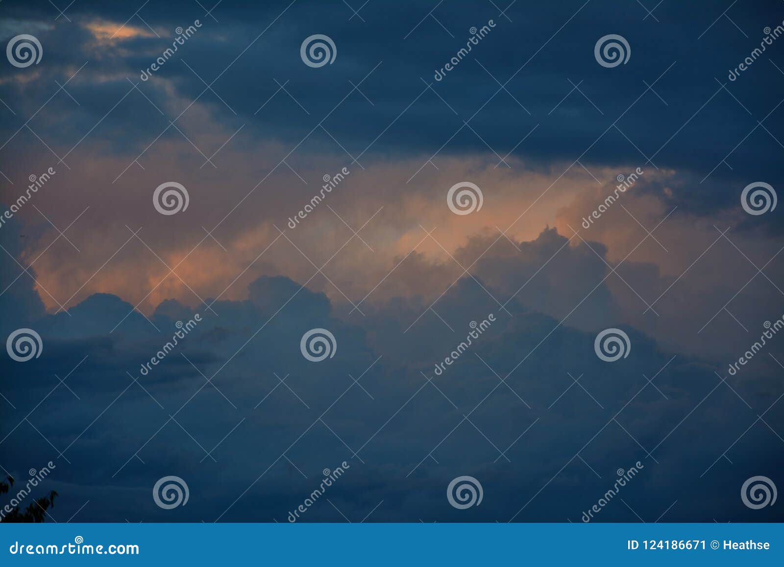 Vision through the Clouds on Stormy Day. Stock Image - Image of ominous ...