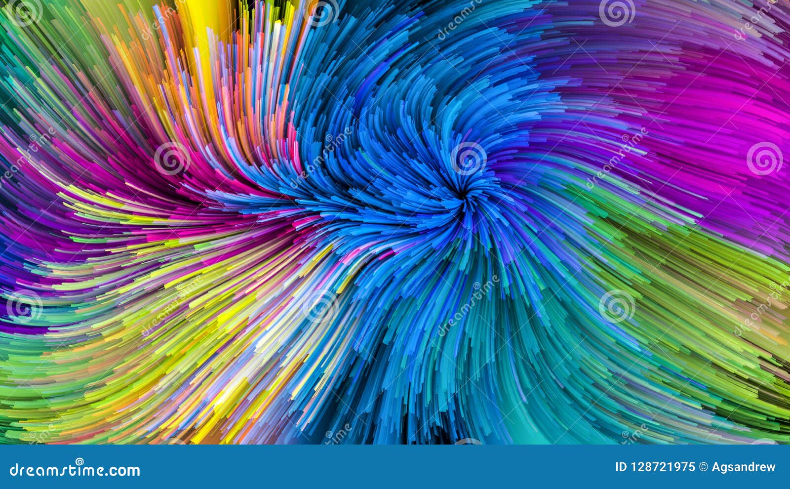 Vision of Colorful Paint stock illustration. Illustration of ...