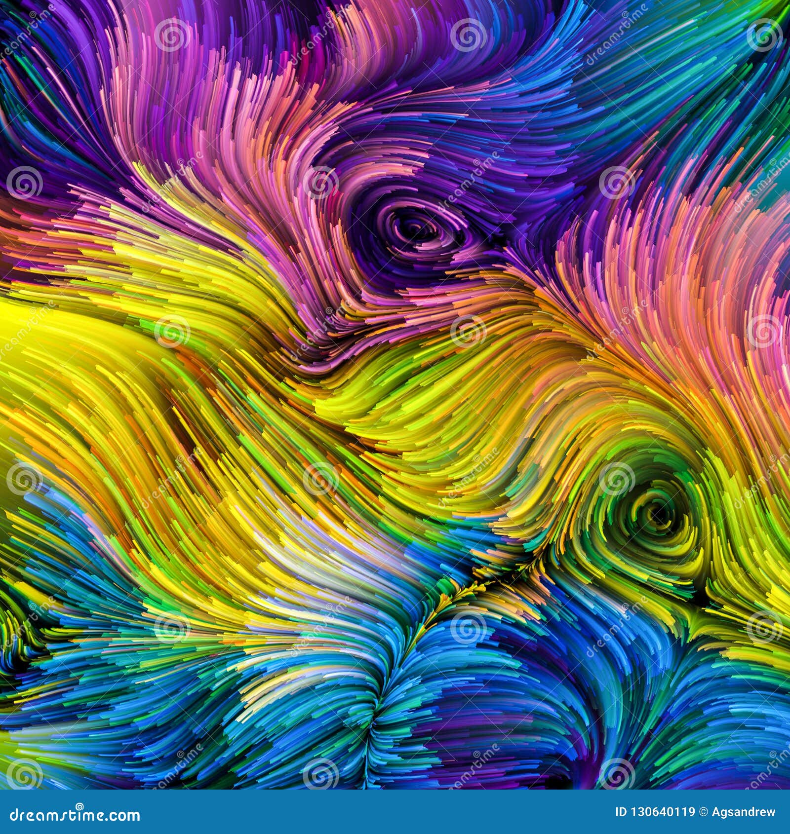 Vision of Colorful Paint stock illustration. Illustration of surface ...