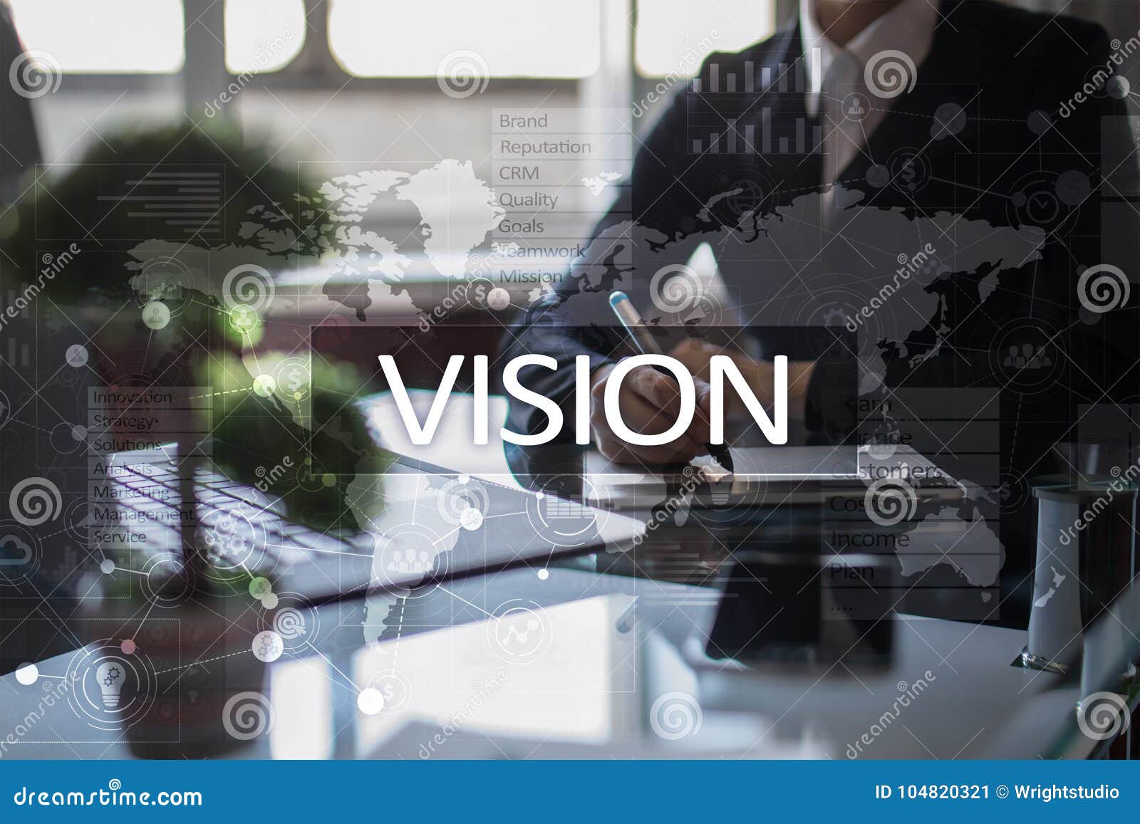 Vision Concept. Business, Internet and Technology Concept. Stock ...