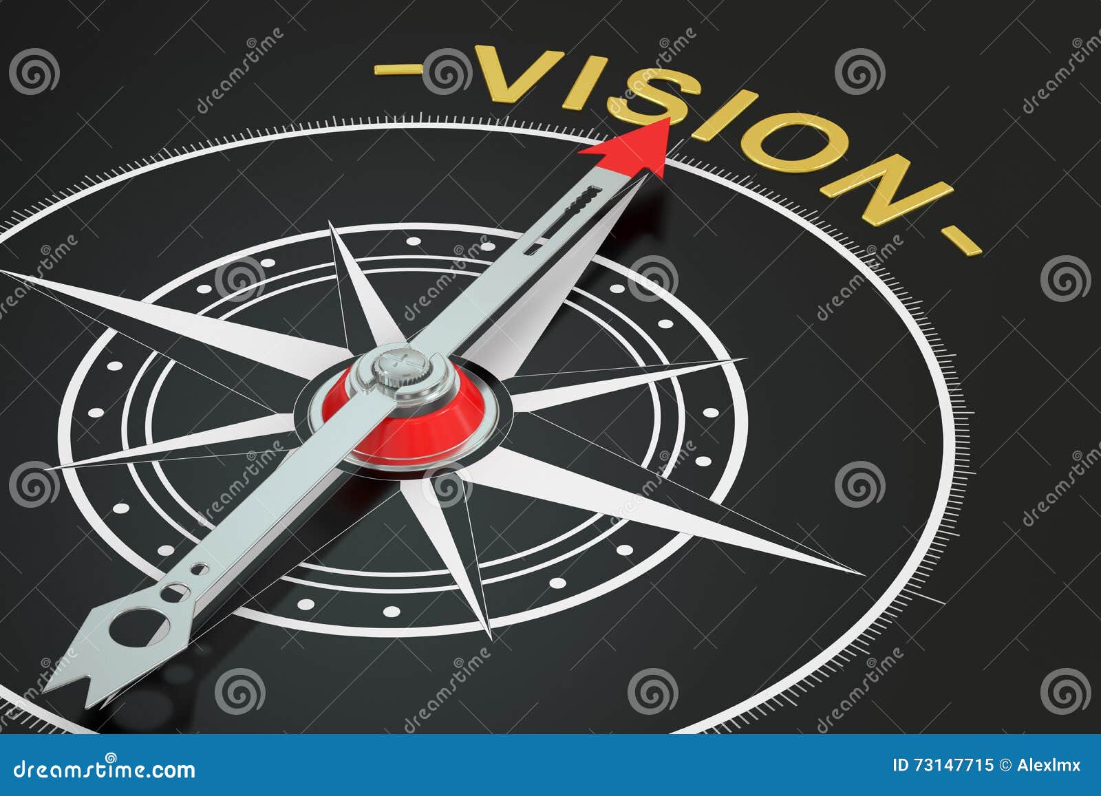 Vision Concept, 3D Rendering Stock Illustration - Illustration of ...
