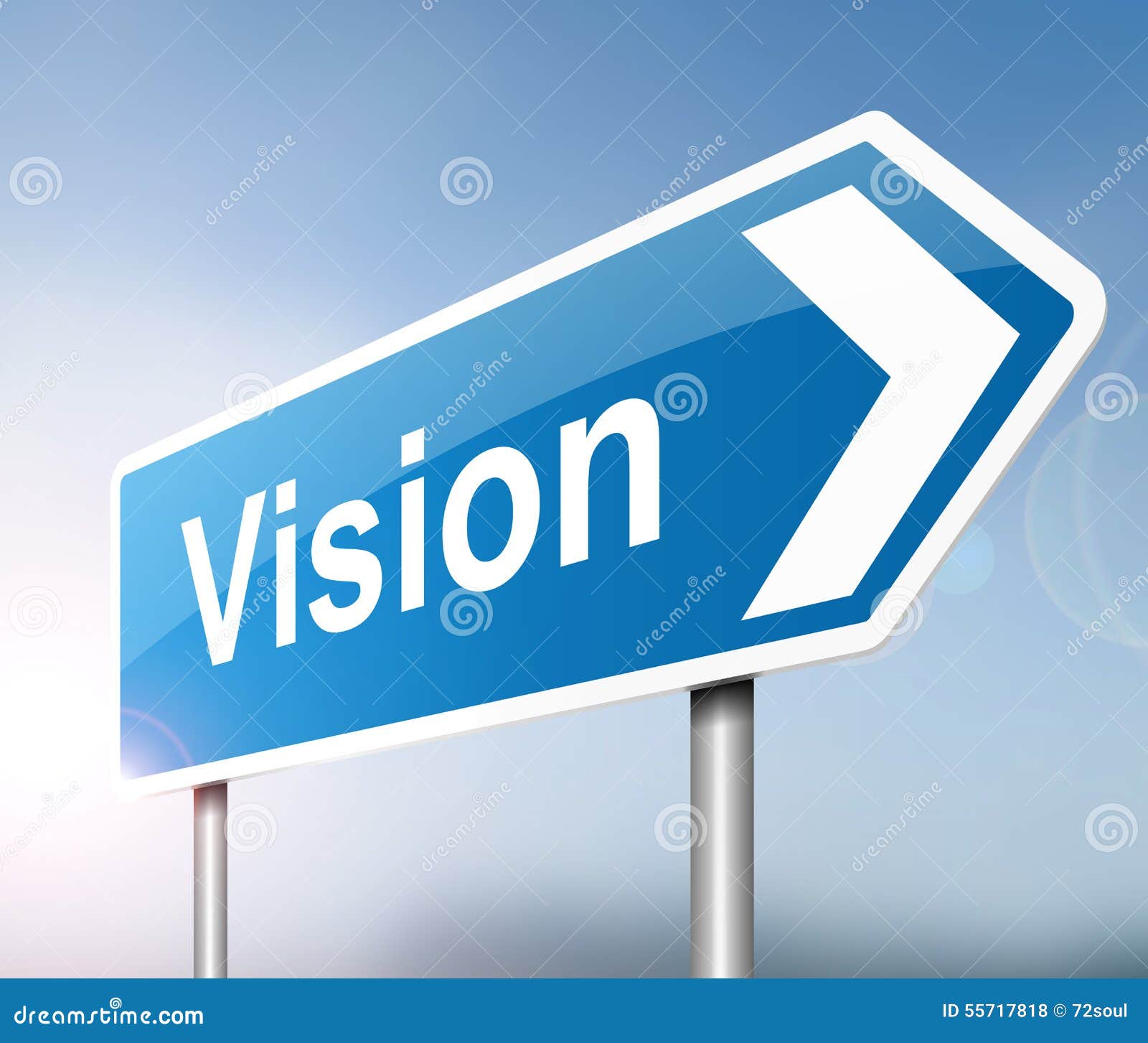 Vision concept. stock illustration. Illustration of thinking - 55717818