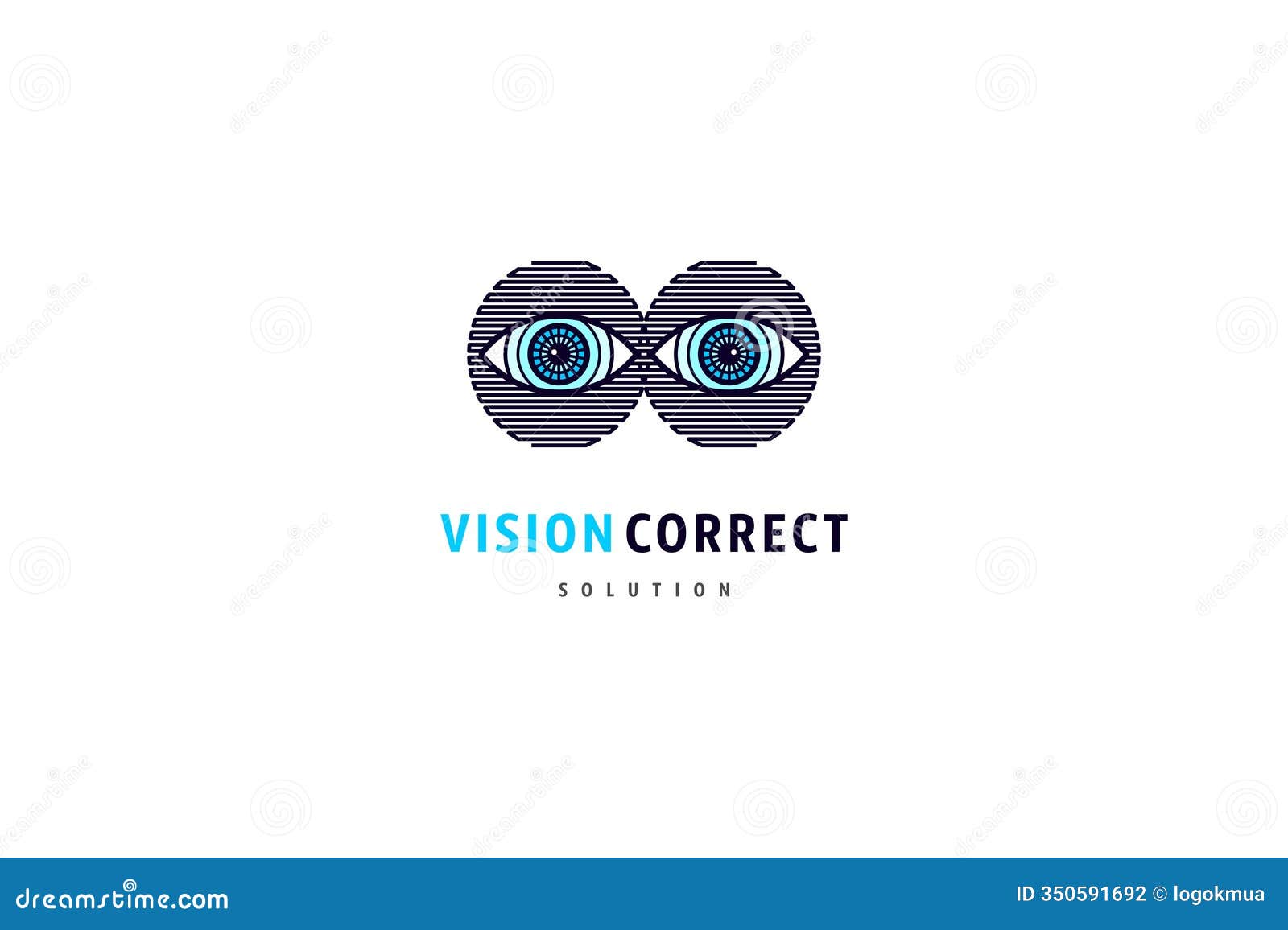 Vision Correction Of Hyperopia Illustration. Eyesight Disorders. Eyes ...