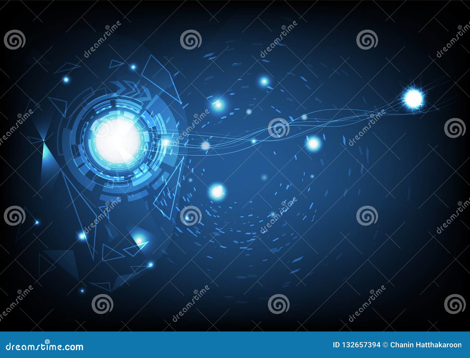 Vision Creative Artificial Intelligence, Curve Smooth, Triangles Stock ...