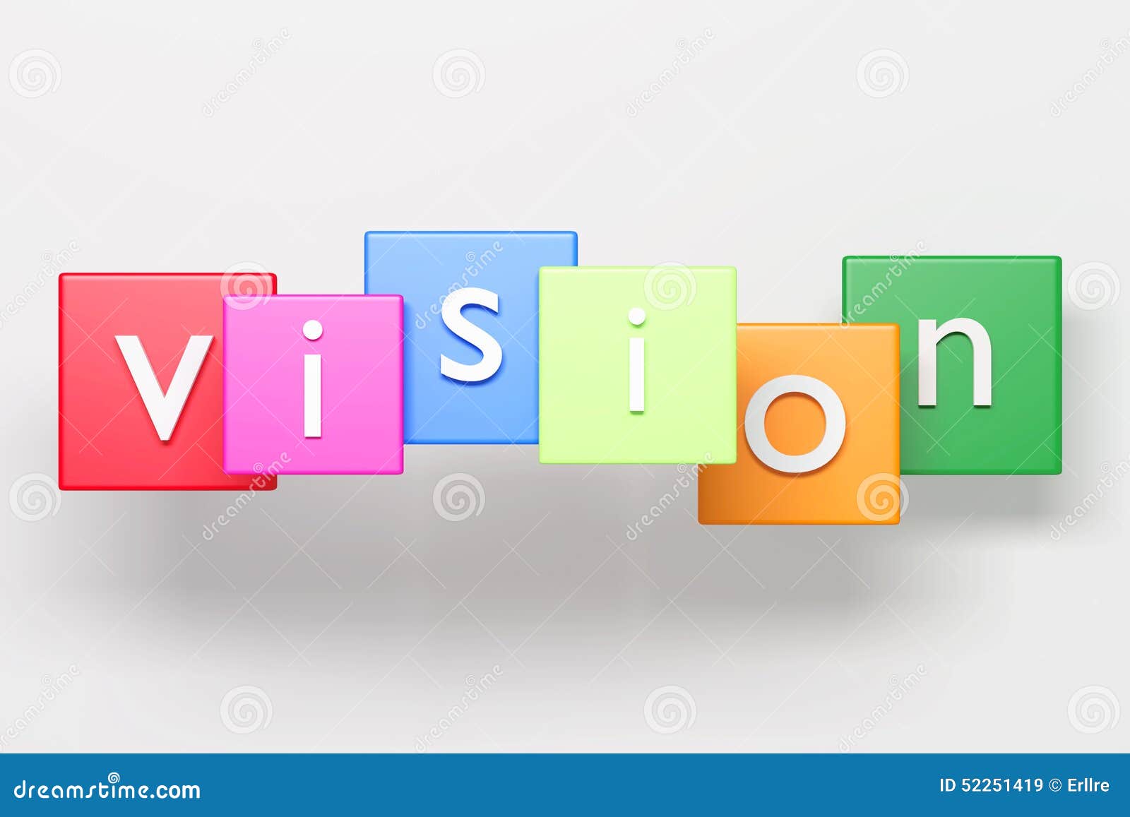 Vision stock illustration. Illustration of plan, success - 52251419
