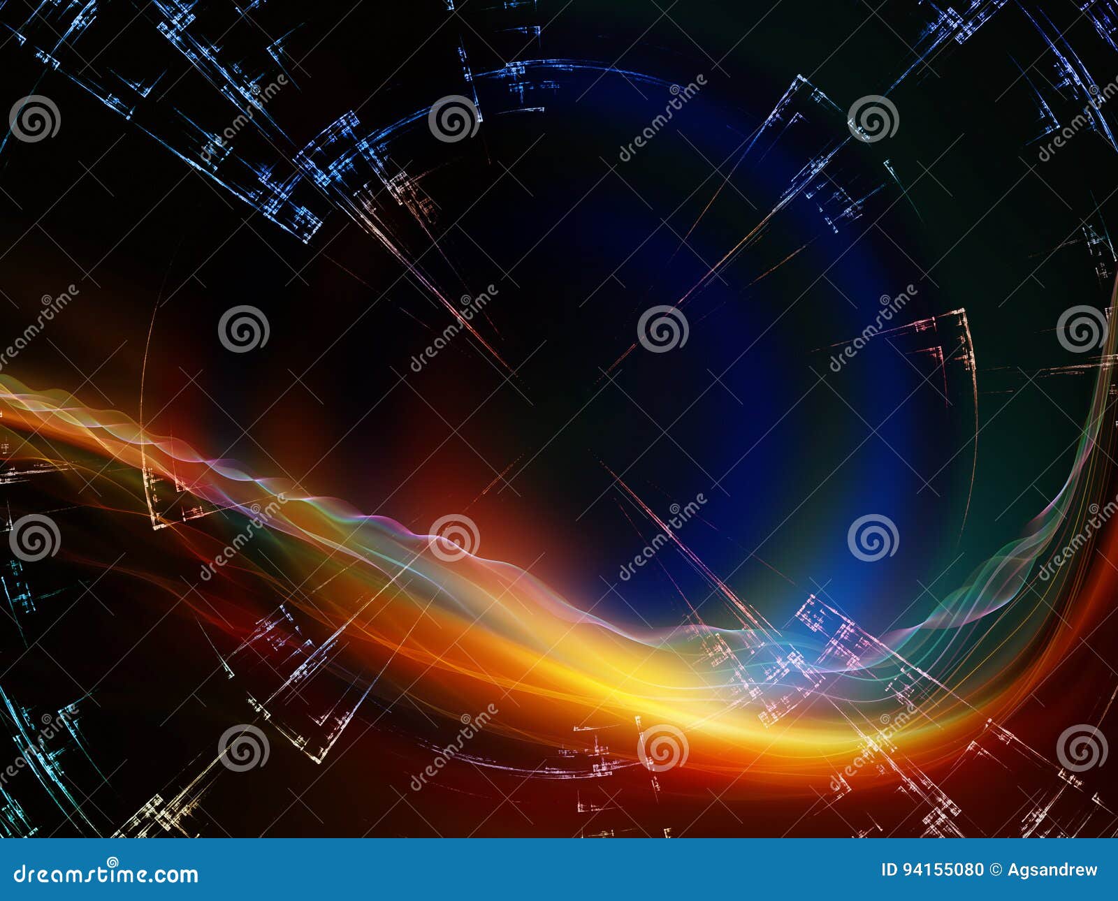 Vision De Destination Circulaire Illustration Stock - Illustration du ...