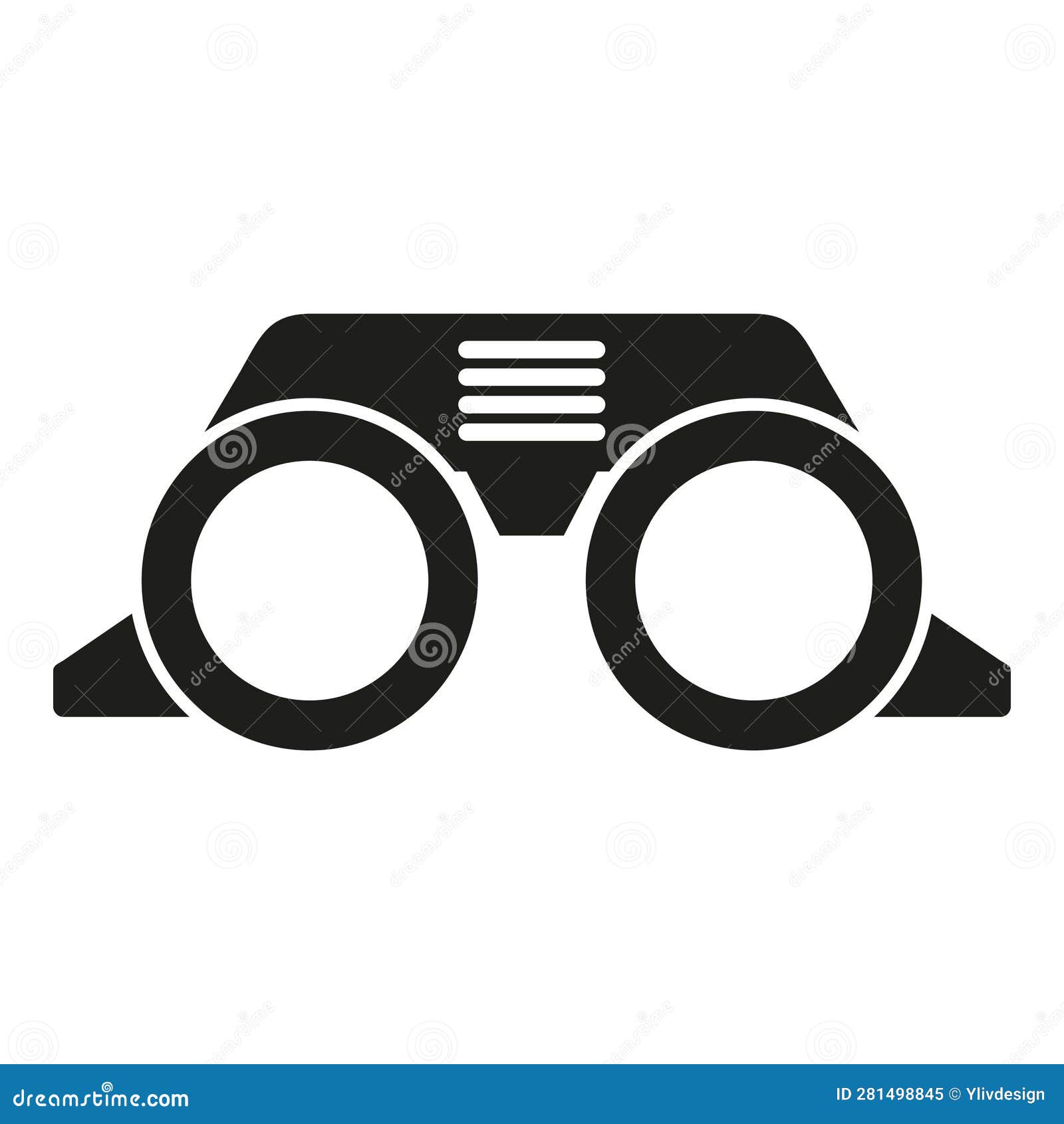Vision Device Icon Simple Vector. Eye Test Stock Vector - Illustration ...
