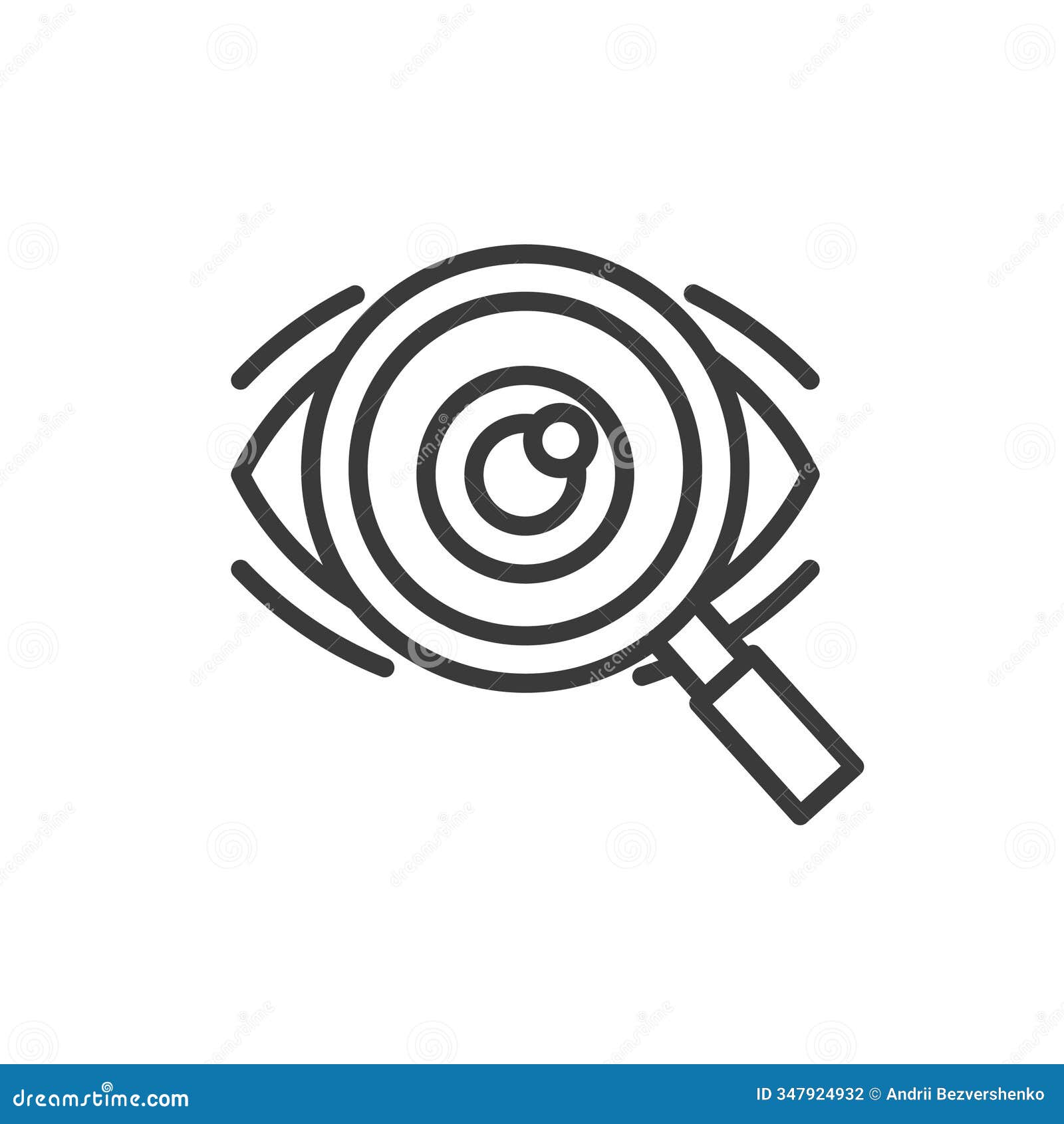 Vision Diagnostic, Icon In Line Design. Vision, Diagnostic, Eye, Test ...