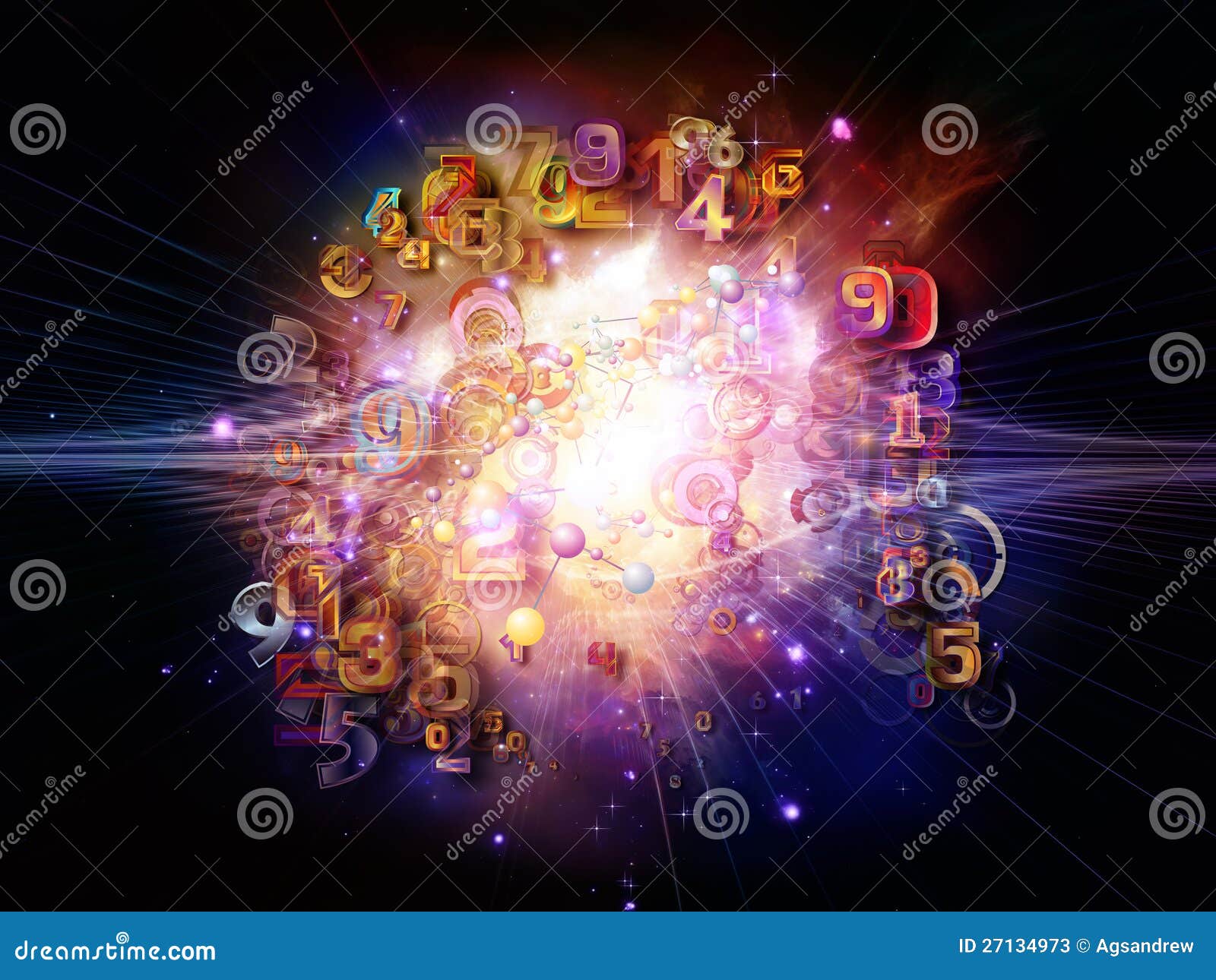 Vision of Digital Technology Stock Illustration - Illustration of ...