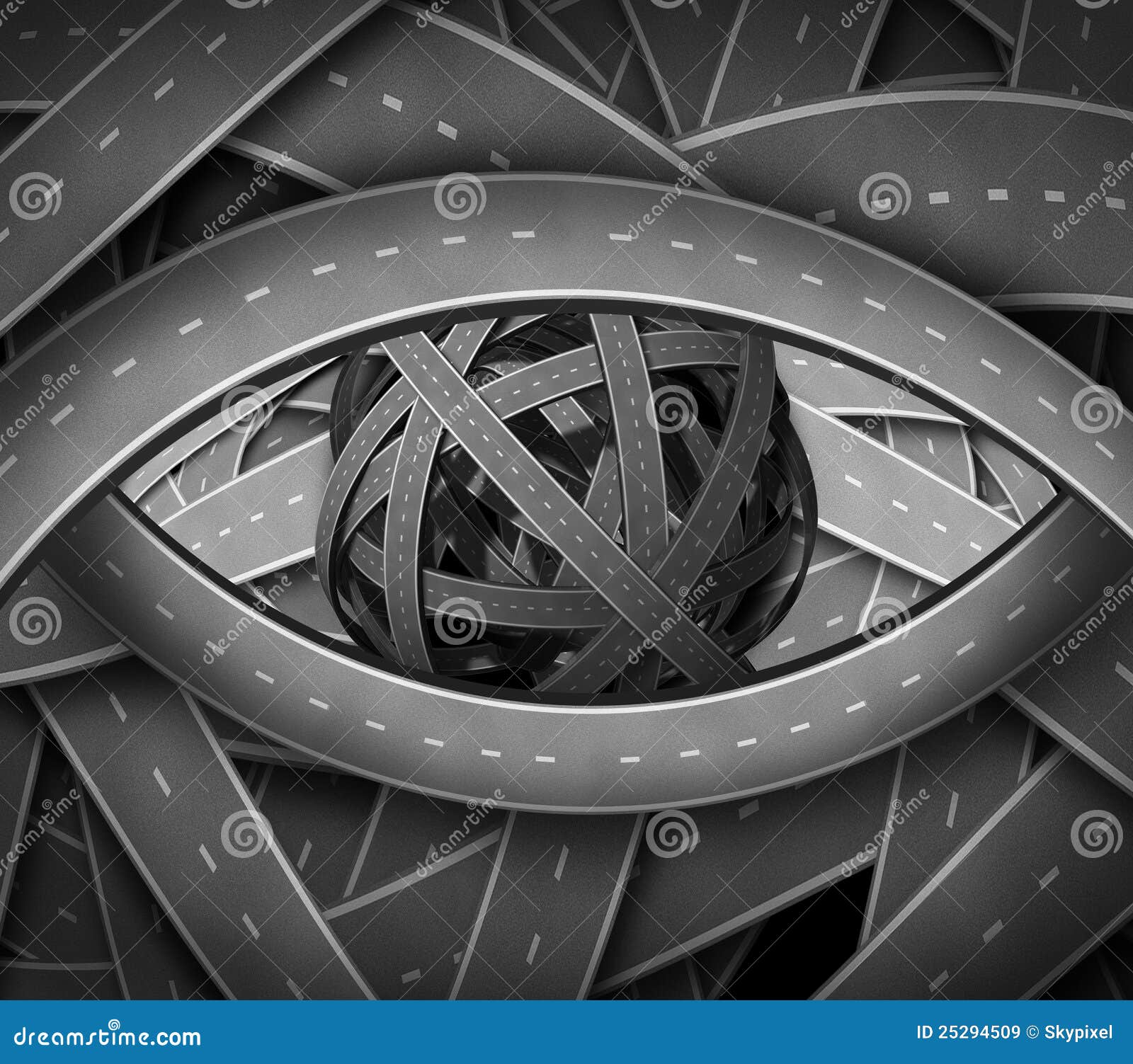 Vision Direction stock illustration. Illustration of plan - 25294509