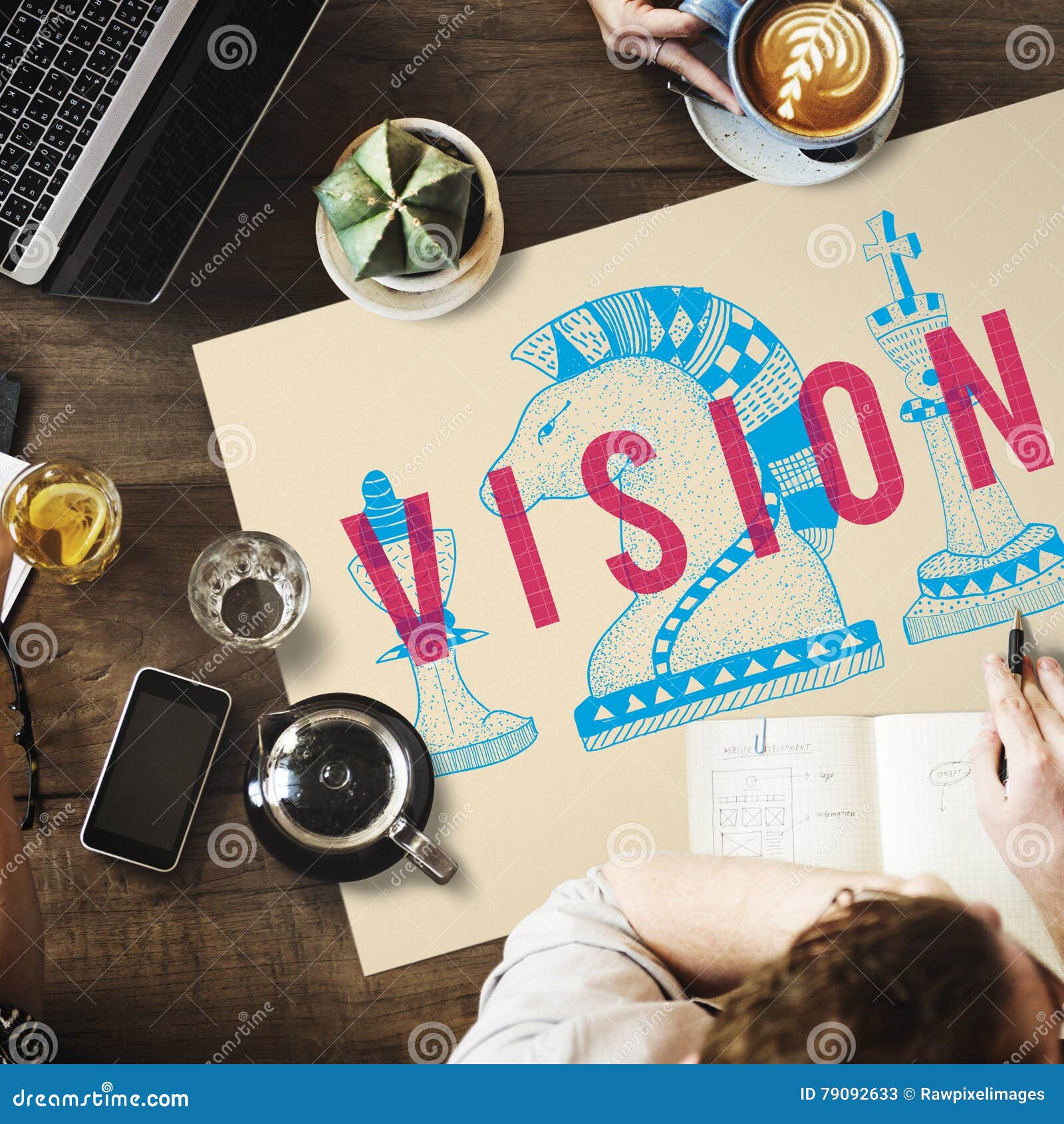 Vision Direction Future Goals Ideas Inspiration Concept Stock Image ...