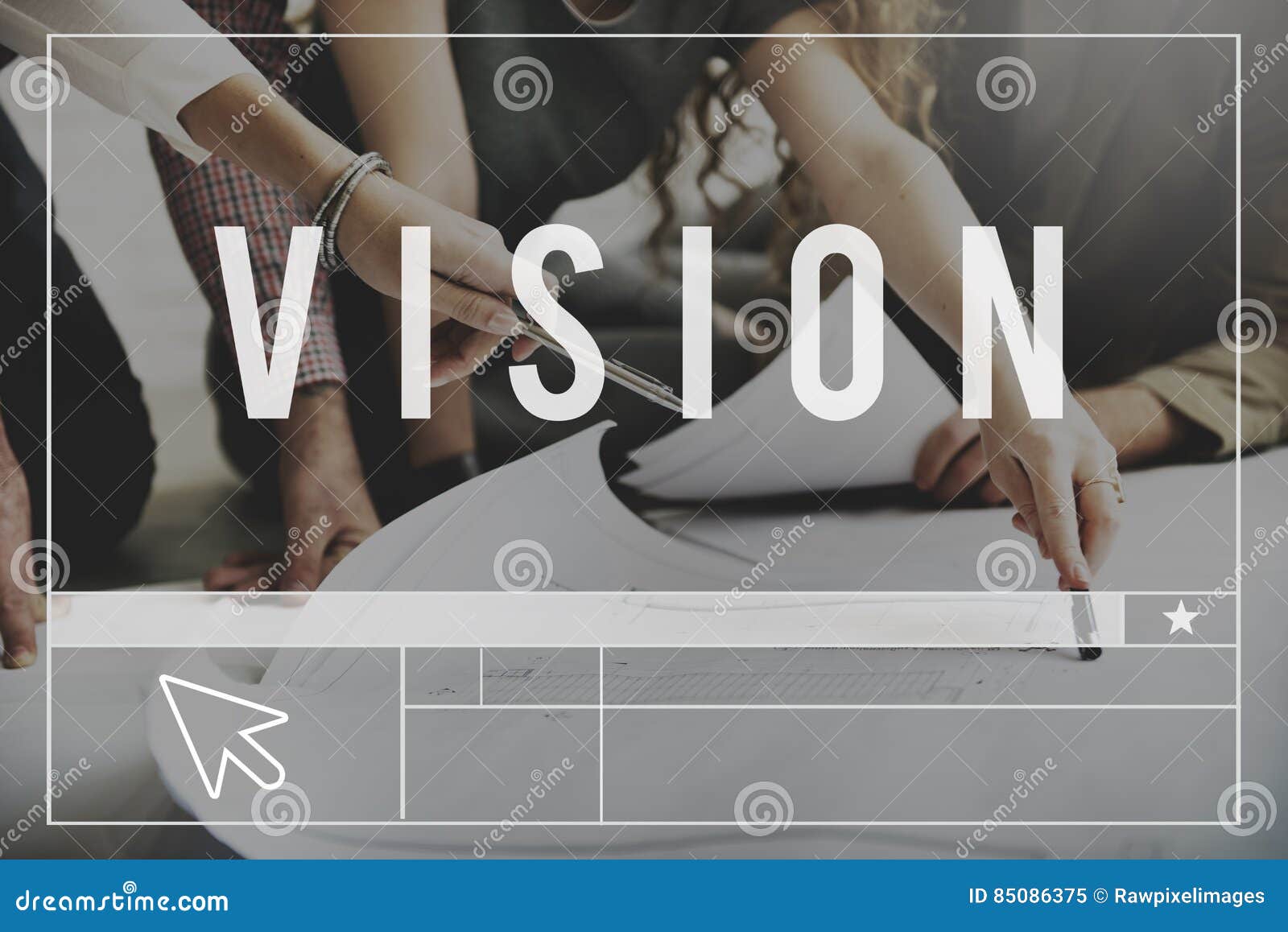 Vision Direction Future Inspiration Motivation Concept Stock Image ...