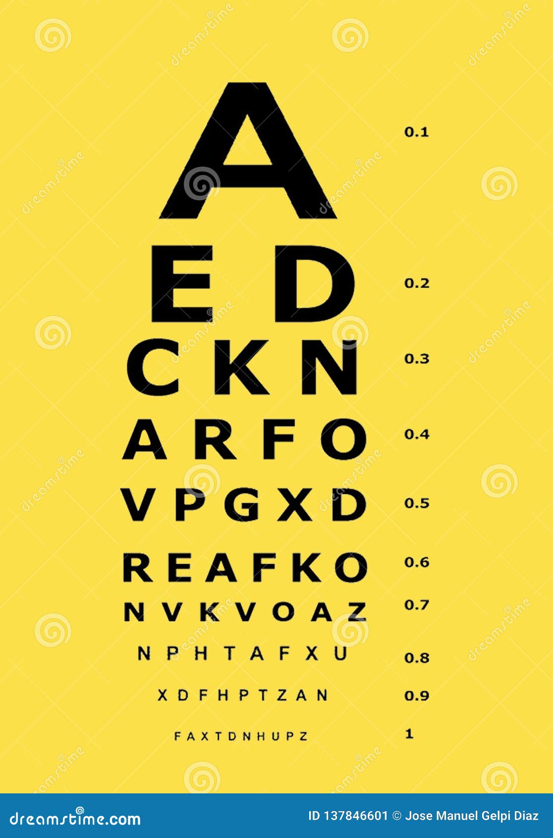 Eye Exam Chart Linear Icon Cartoon Vector | CartoonDealer.com #197158639
