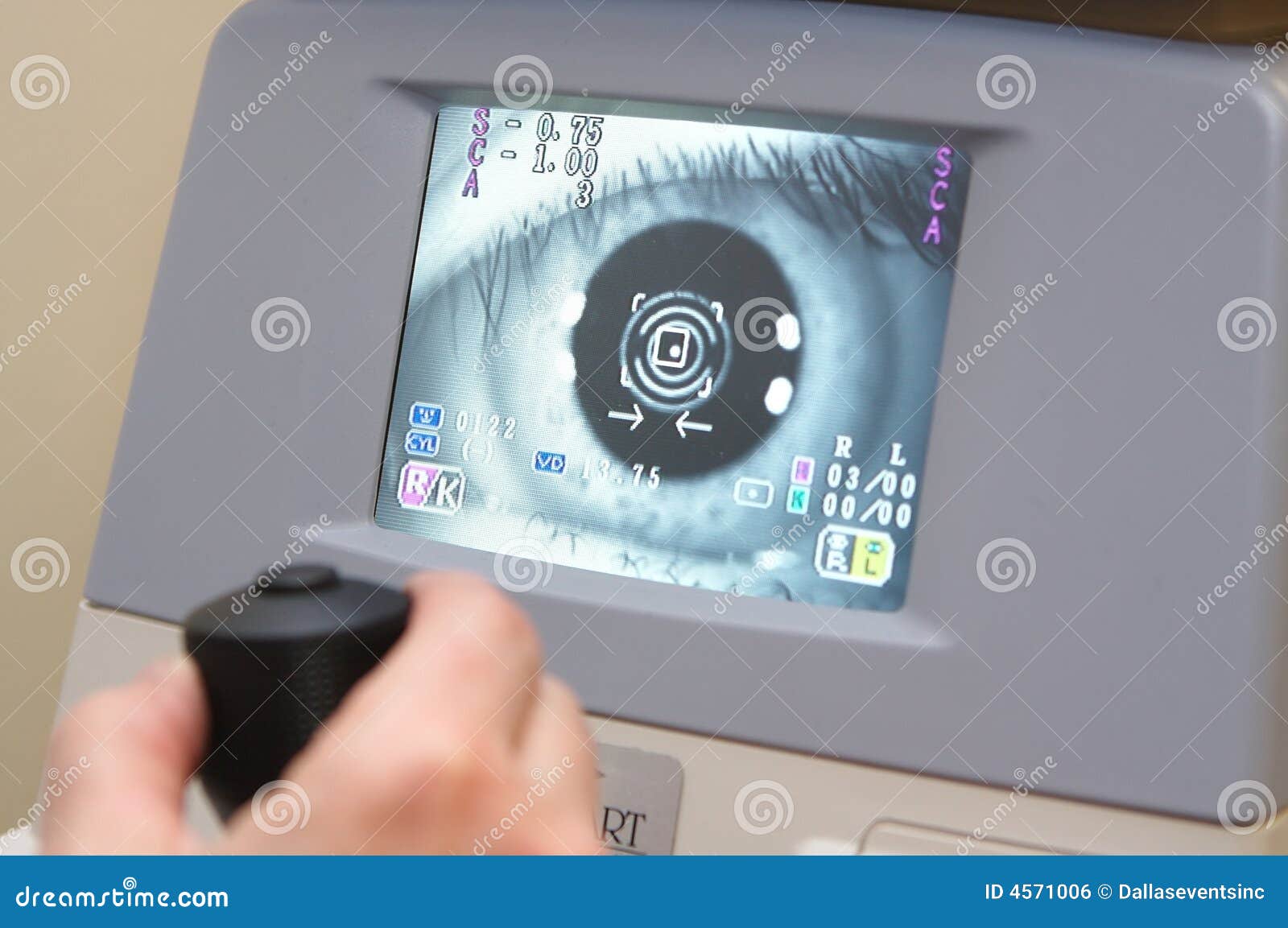 Vision eye test stock photo. Image of blue, medicine, look - 4571006