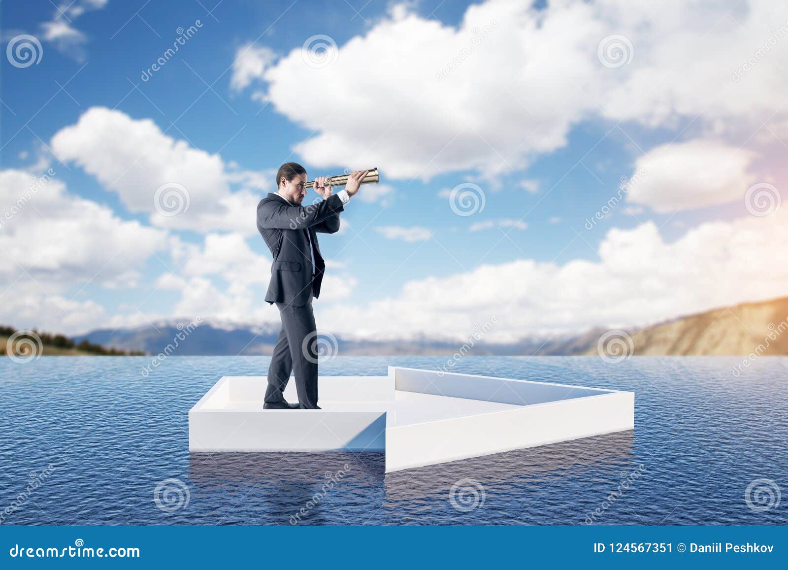 Vision and forward concept stock image. Image of looking - 124567351