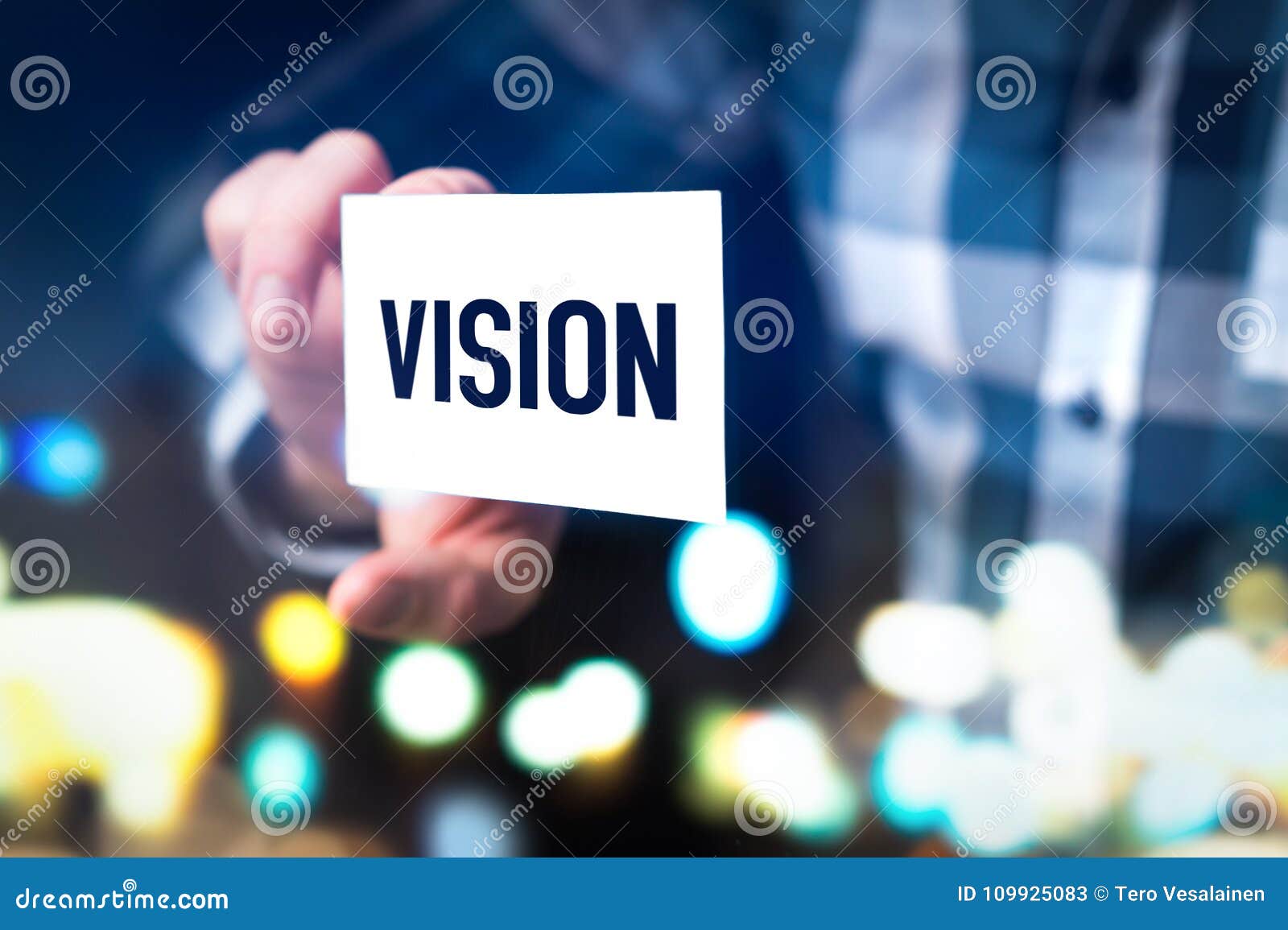 Vision, Future Ideas, Forethought And Development Concept. Stock Image ...