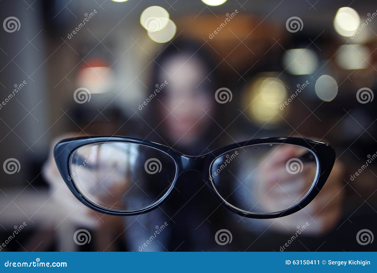 Vision glasses stock image. Image of smile, adult, closeup - 63150411