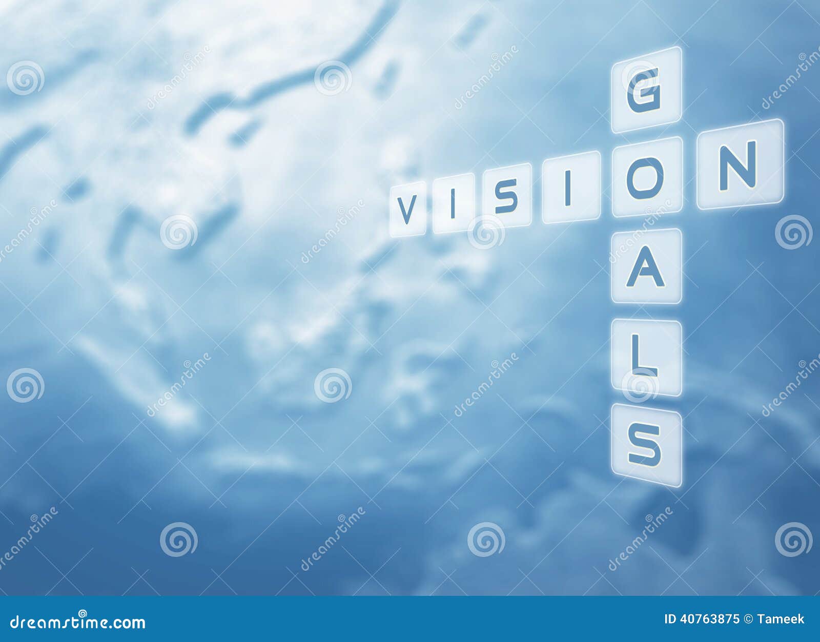 Vision and Goals stock image. Image of strategy, successful - 40763875