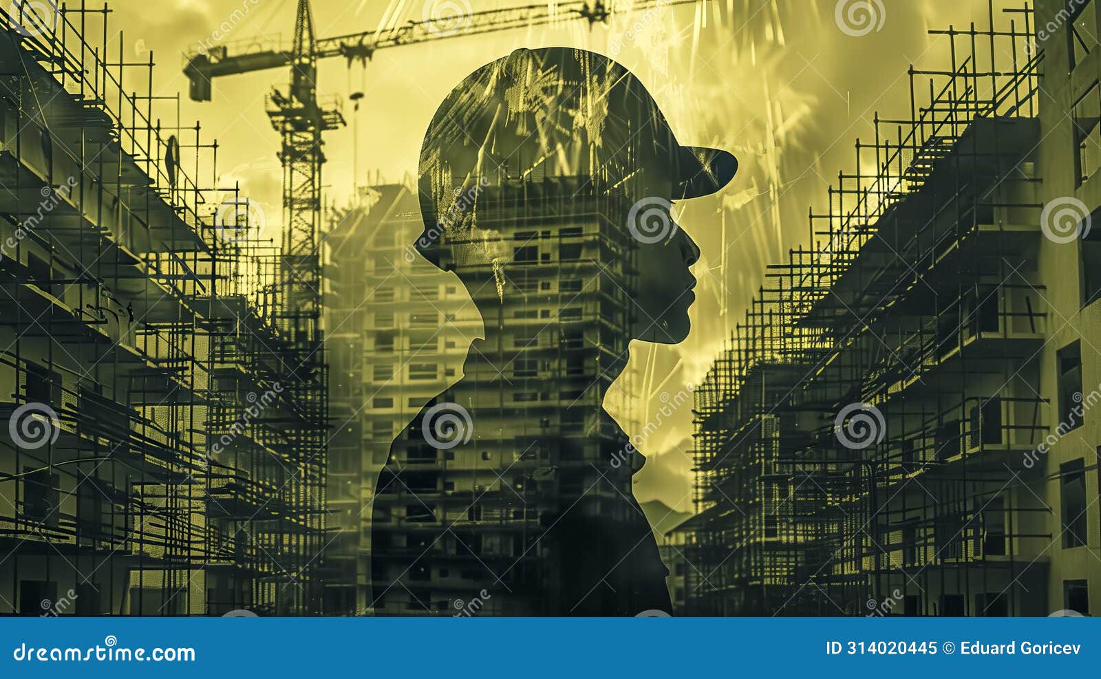 Vision of Growth: Future of Urban Development Stock Image - Image of ...
